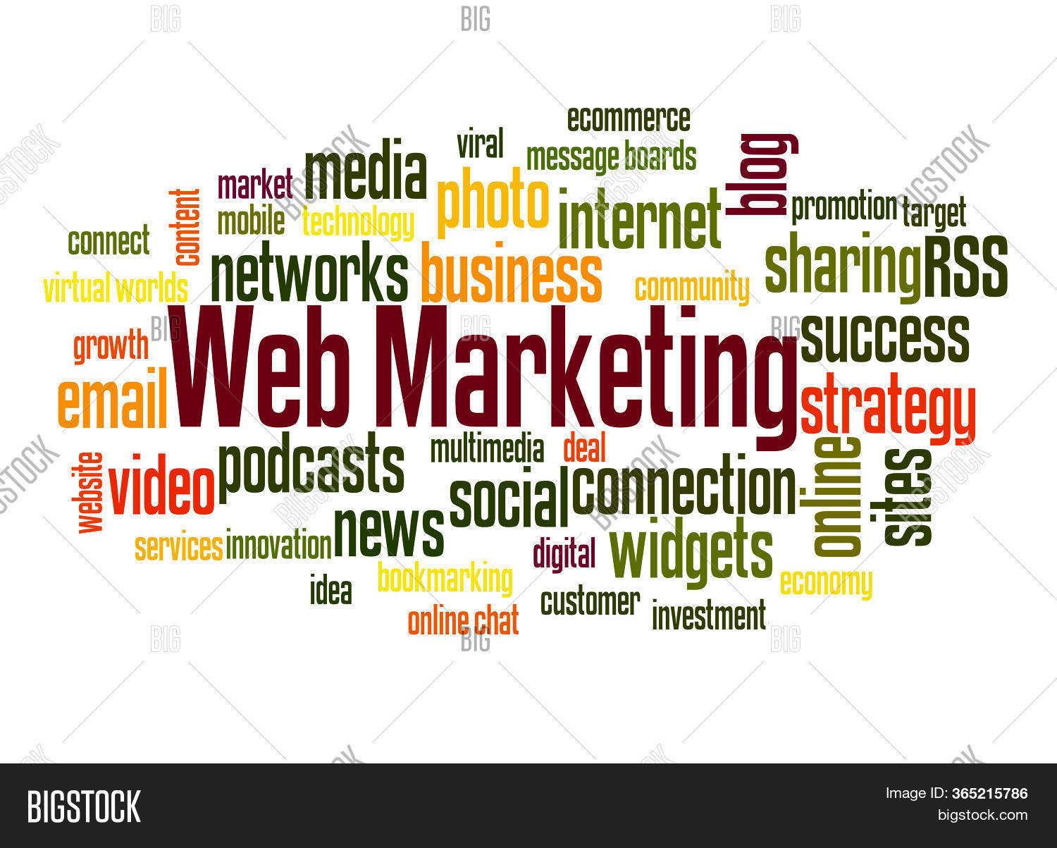 Web Marketing Word Image & Photo (Free Trial) | Bigstock