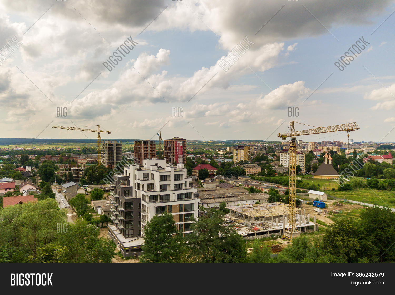 Aerial View Tower Image & Photo (Free Trial) | Bigstock