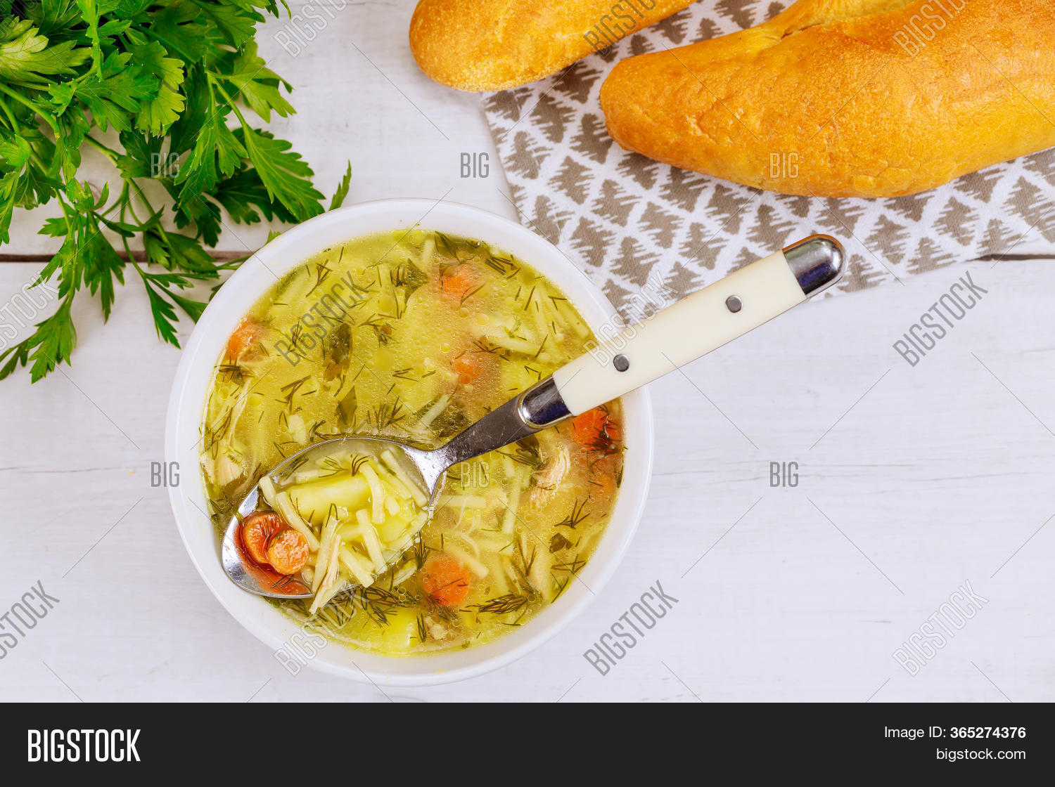 Spoon Full Chicken Image & Photo (Free Trial) | Bigstock