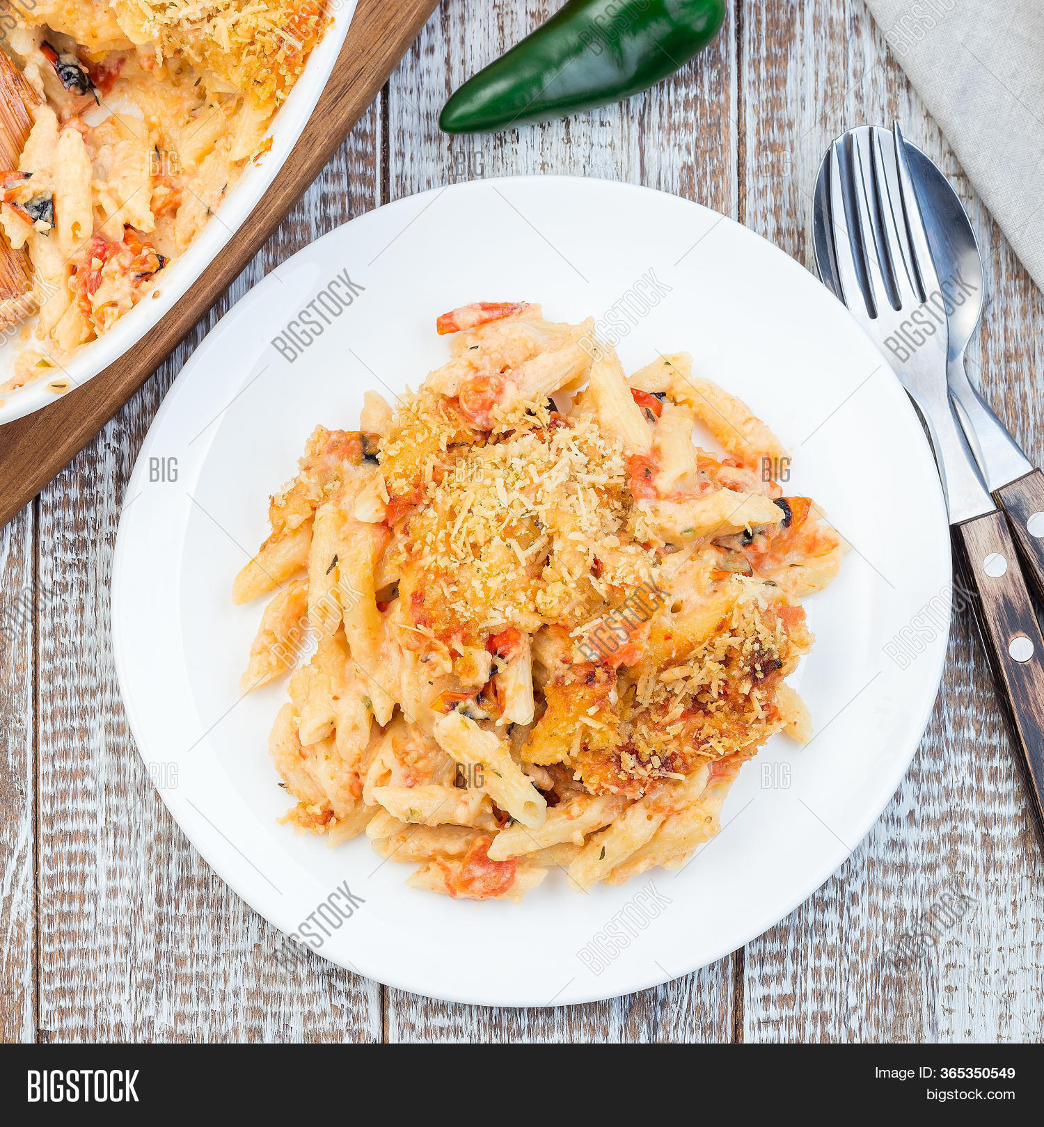 Mac Cheese Mini Penne Image & Photo (Free Trial) | Bigstock