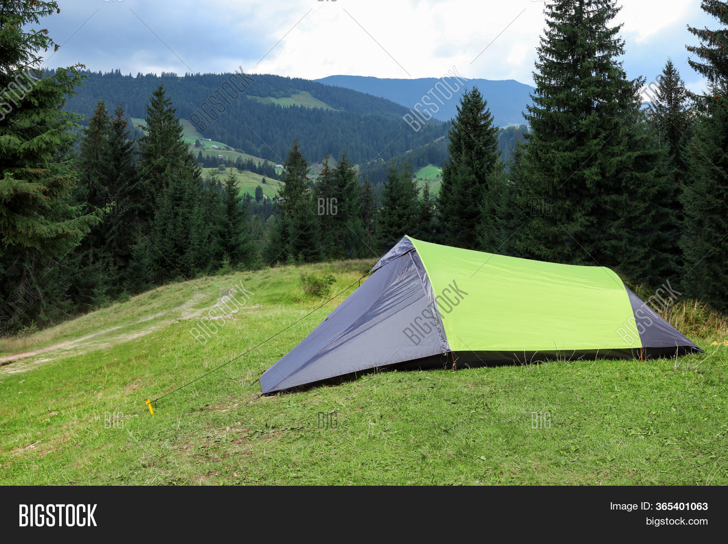 Modern Camping Tent Image & Photo (Free Trial) | Bigstock
