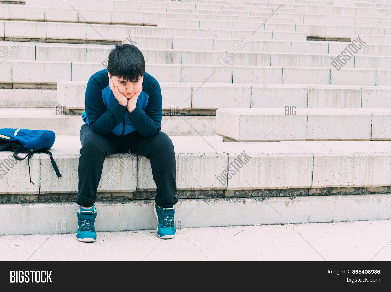 Boy Backpack Blue Image & Photo (Free Trial) | Bigstock