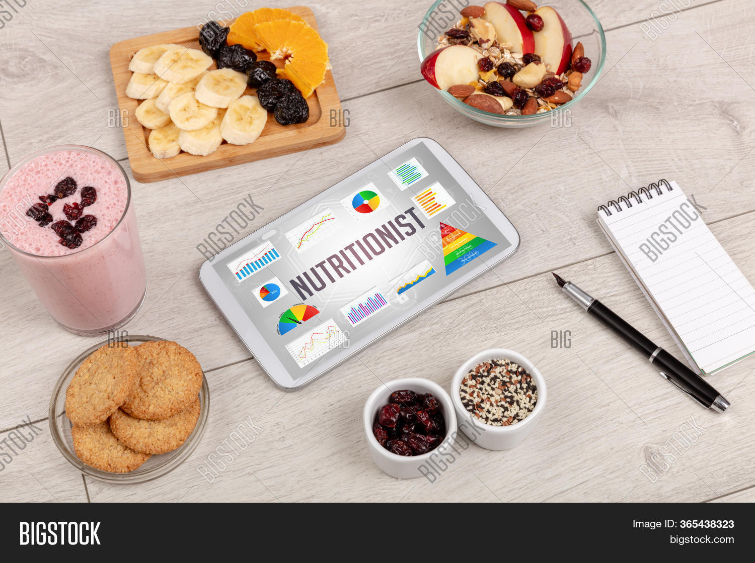 Organic Food Tablet Pc Image & Photo (Free Trial) | Bigstock