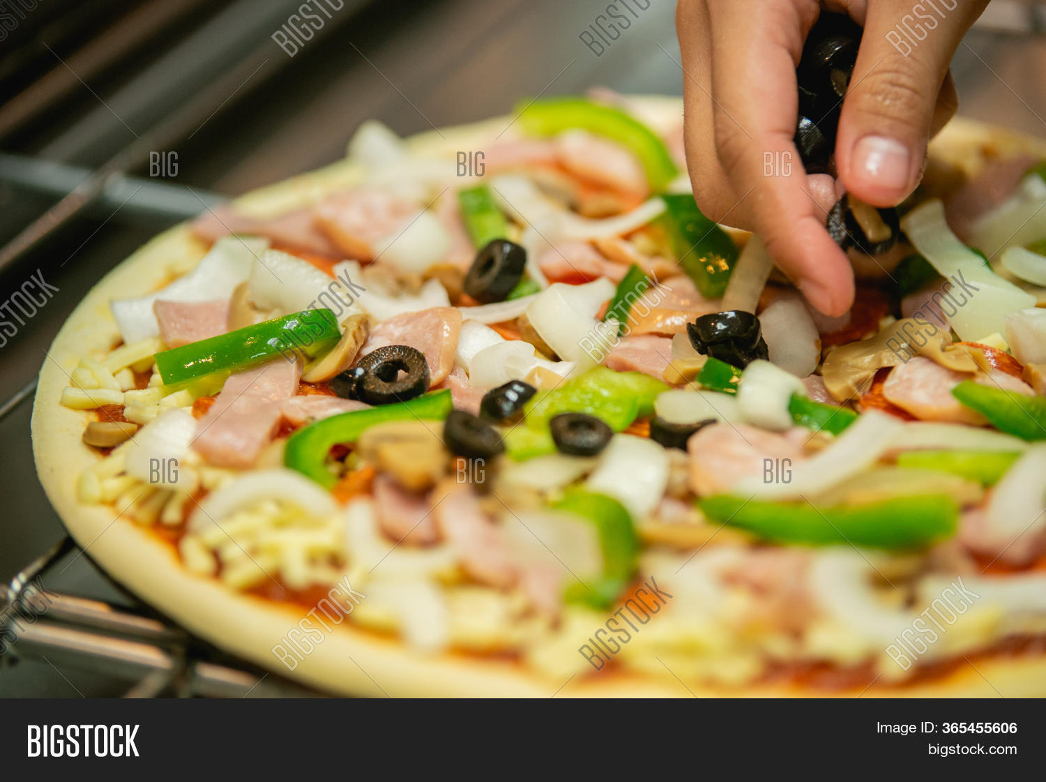 Process Making Pizza Image & Photo (Free Trial) | Bigstock