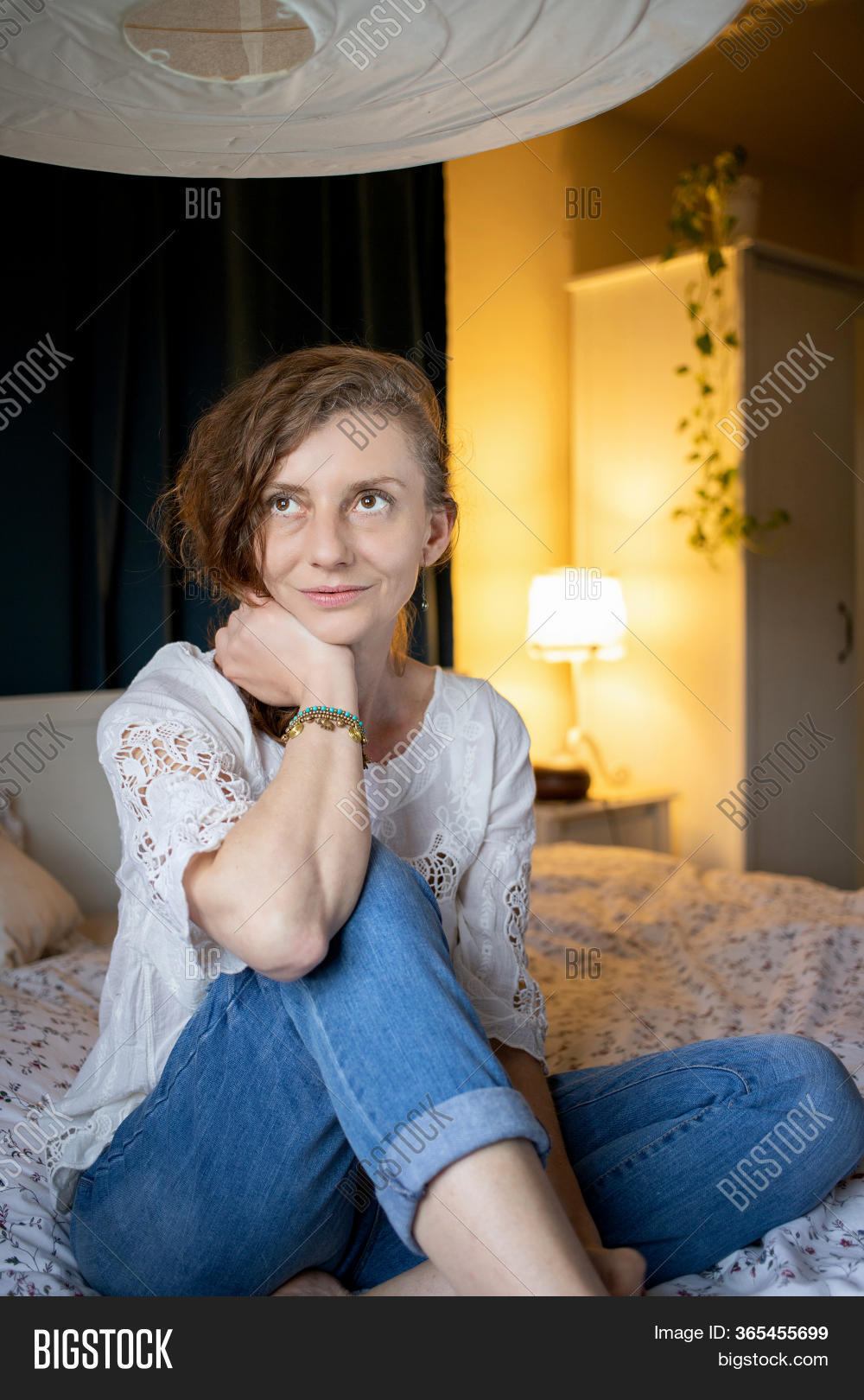 Happy Relaxed Woman Image & Photo (Free Trial) | Bigstock