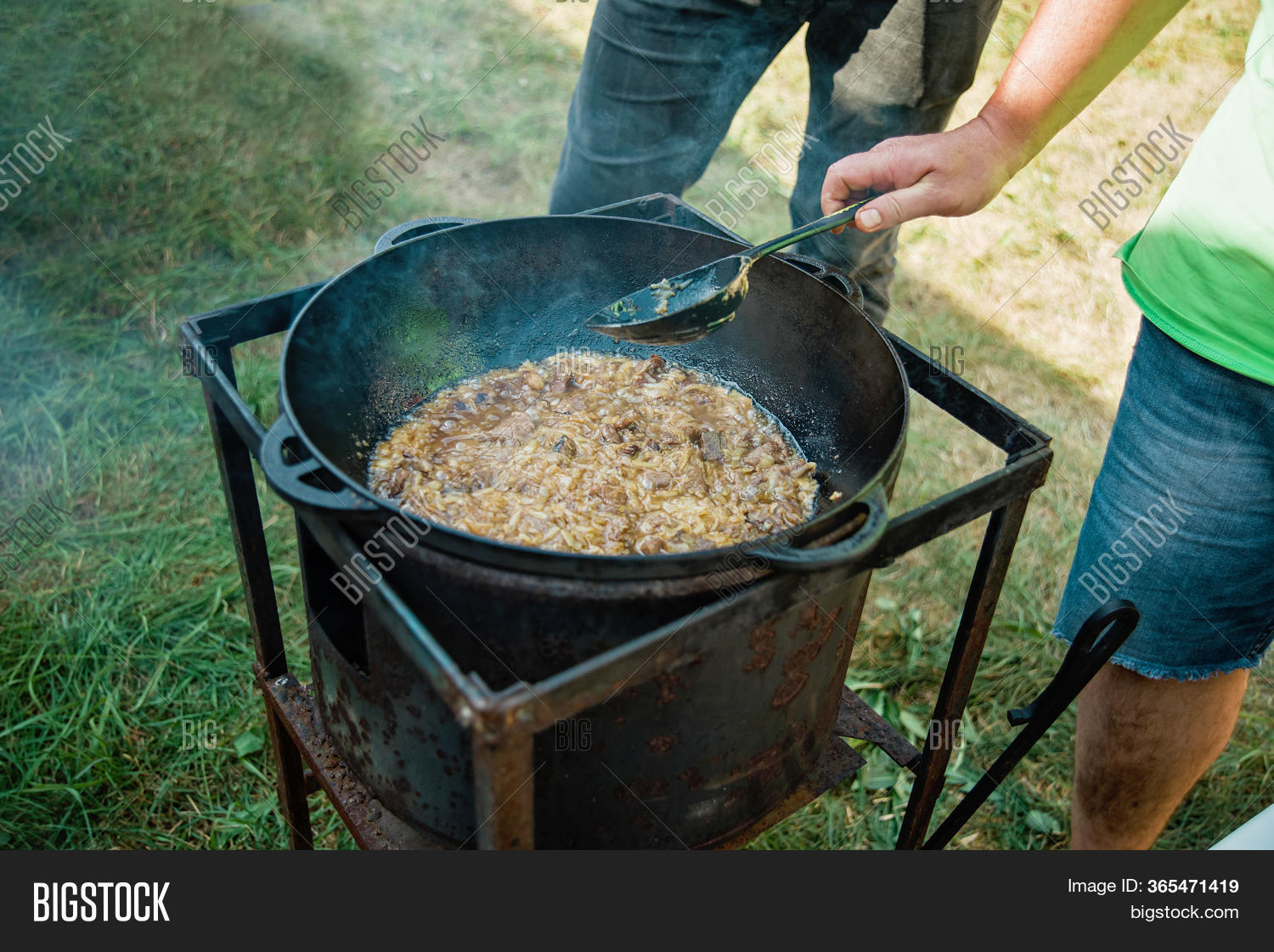 Pilaf Cooking Cauldron Image & Photo (Free Trial) | Bigstock