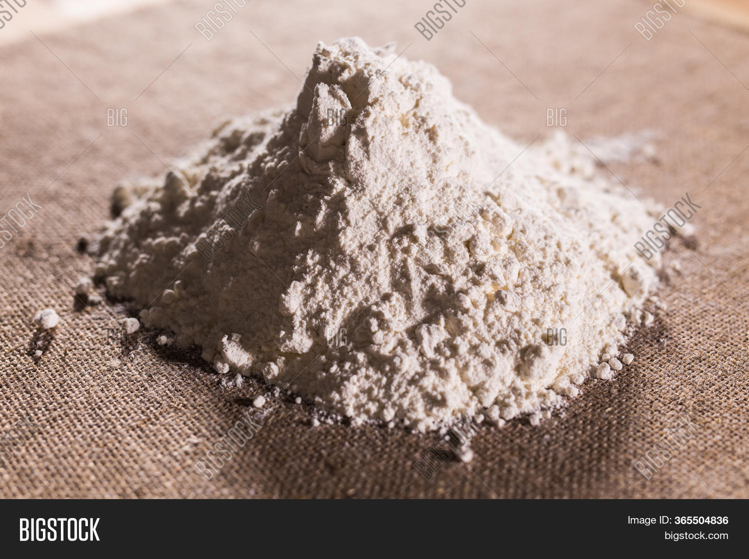 Heap Dry Flour On Image & Photo (Free Trial) | Bigstock