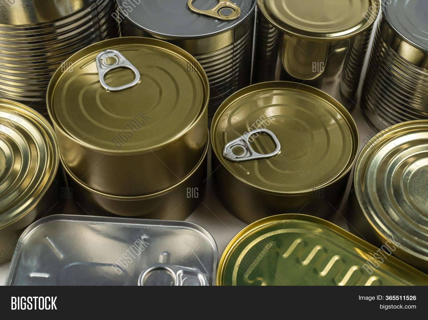 Mix Cans Isolated On Image & Photo (Free Trial) | Bigstock