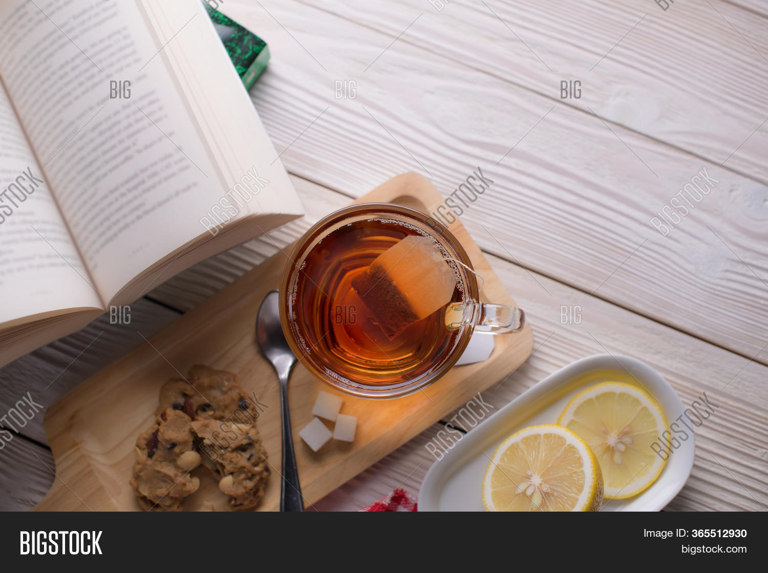 Top View Cup Tea On Image & Photo (Free Trial) | Bigstock