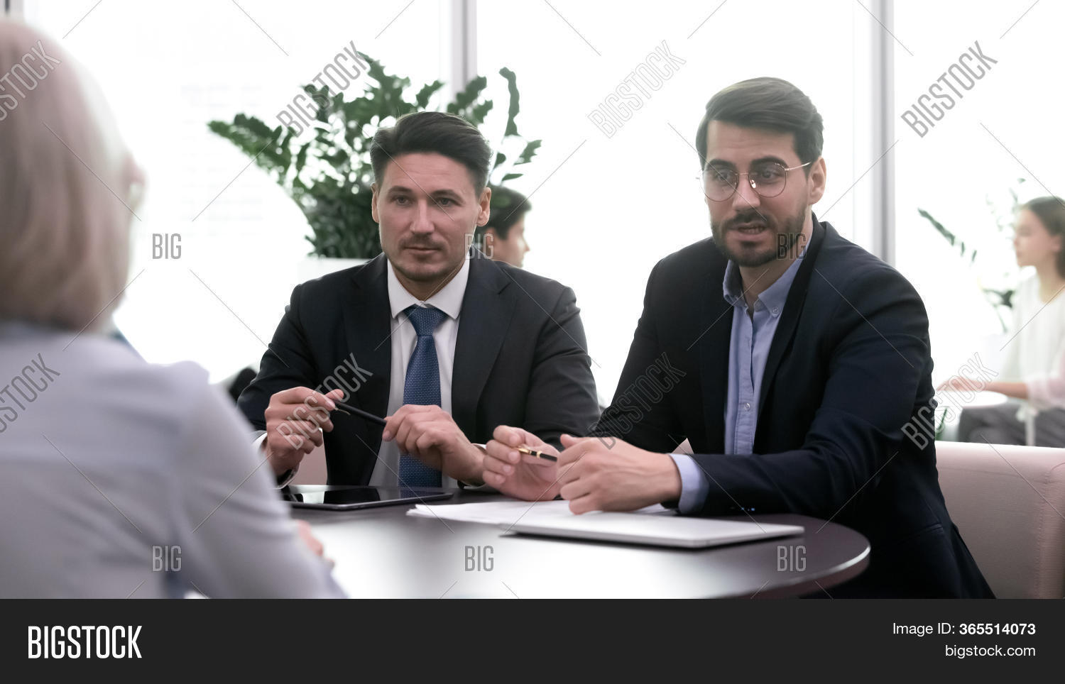 During Meeting Between Image & Photo (Free Trial) | Bigstock