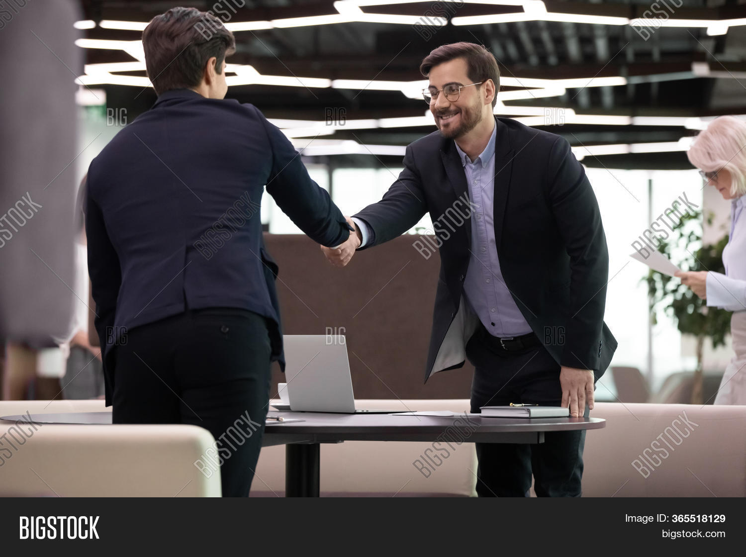 Businessmen Greeting Image & Photo (Free Trial) | Bigstock