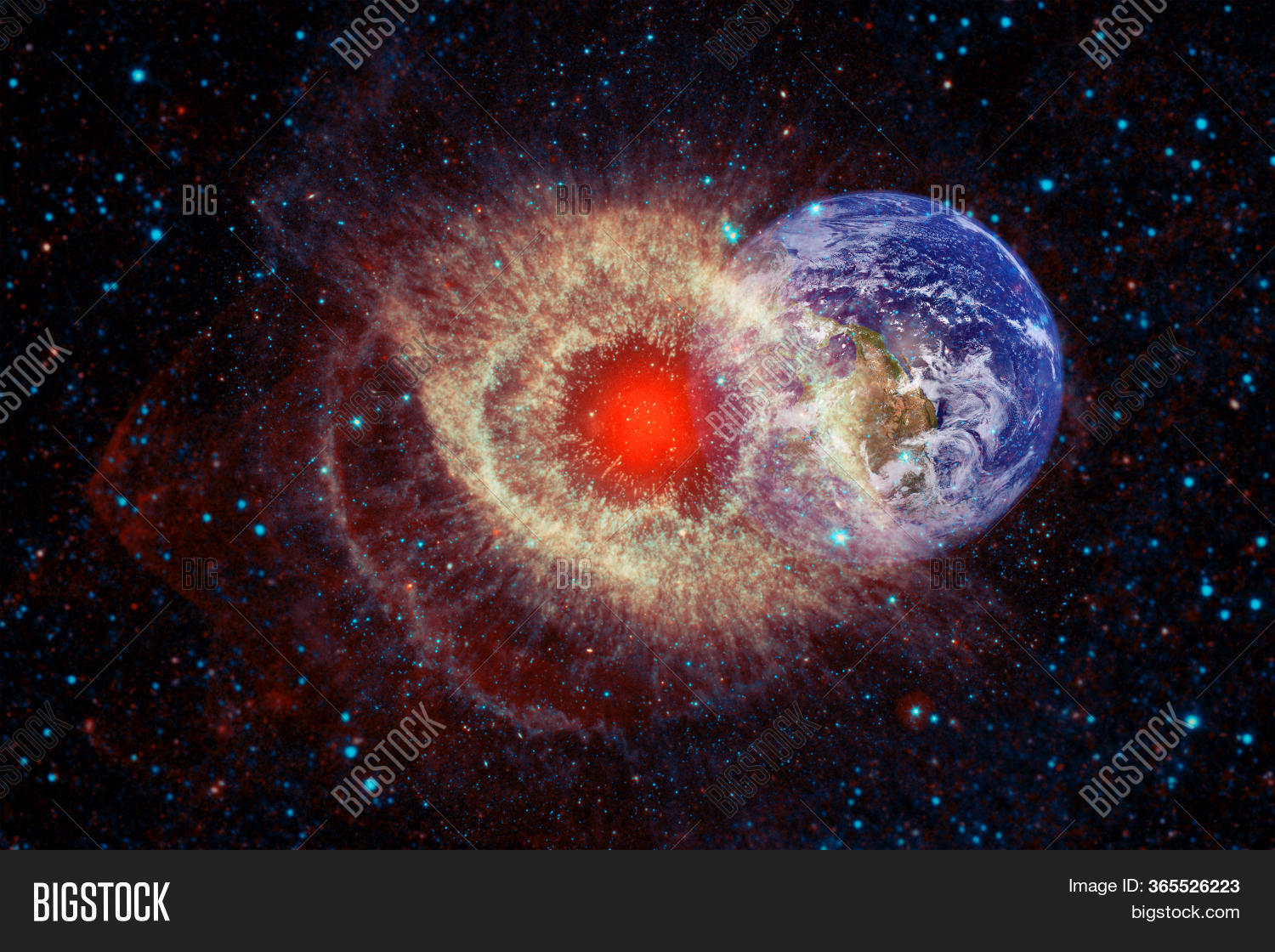 Earth Galaxy. Awesome Image & Photo (Free Trial) | Bigstock