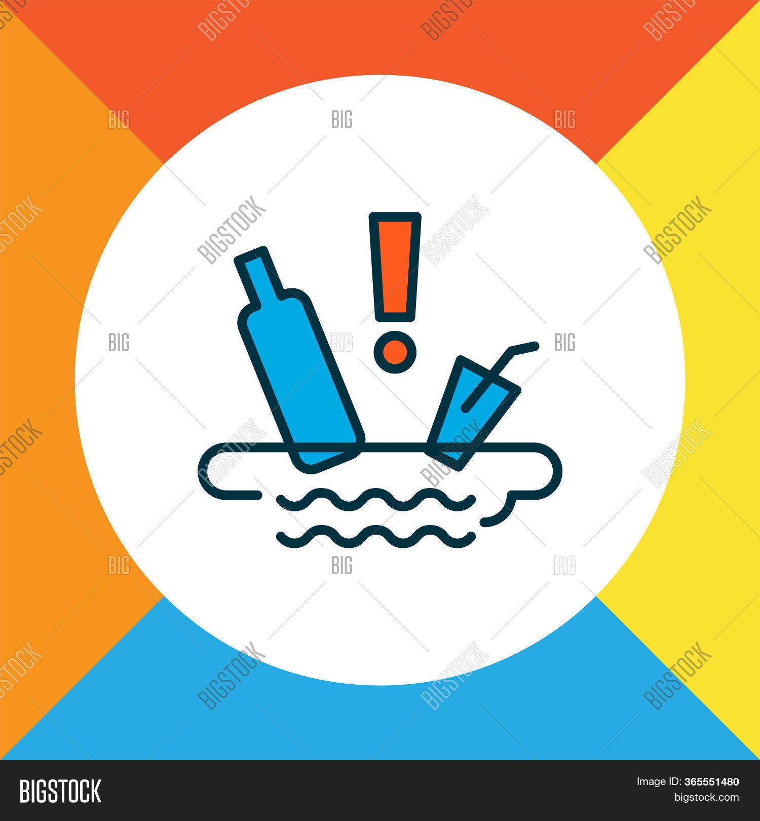 Water Pollution Icon Image & Photo (Free Trial) | Bigstock