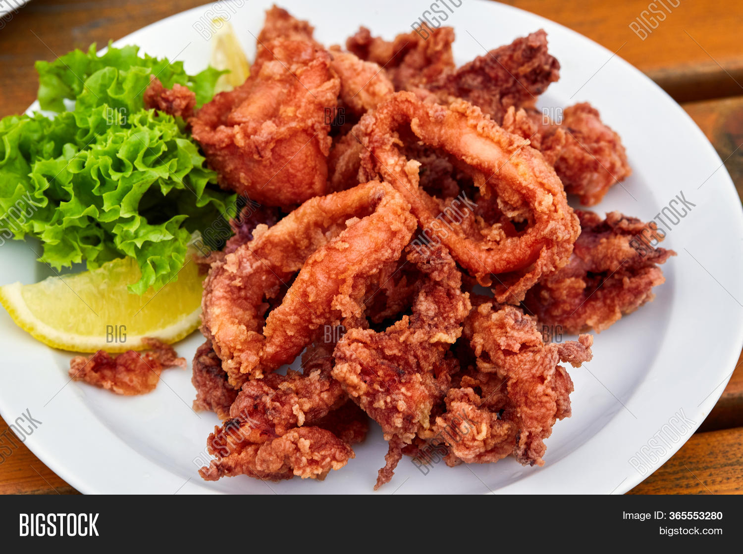 Plate Full Fried Squid Image & Photo (Free Trial) | Bigstock