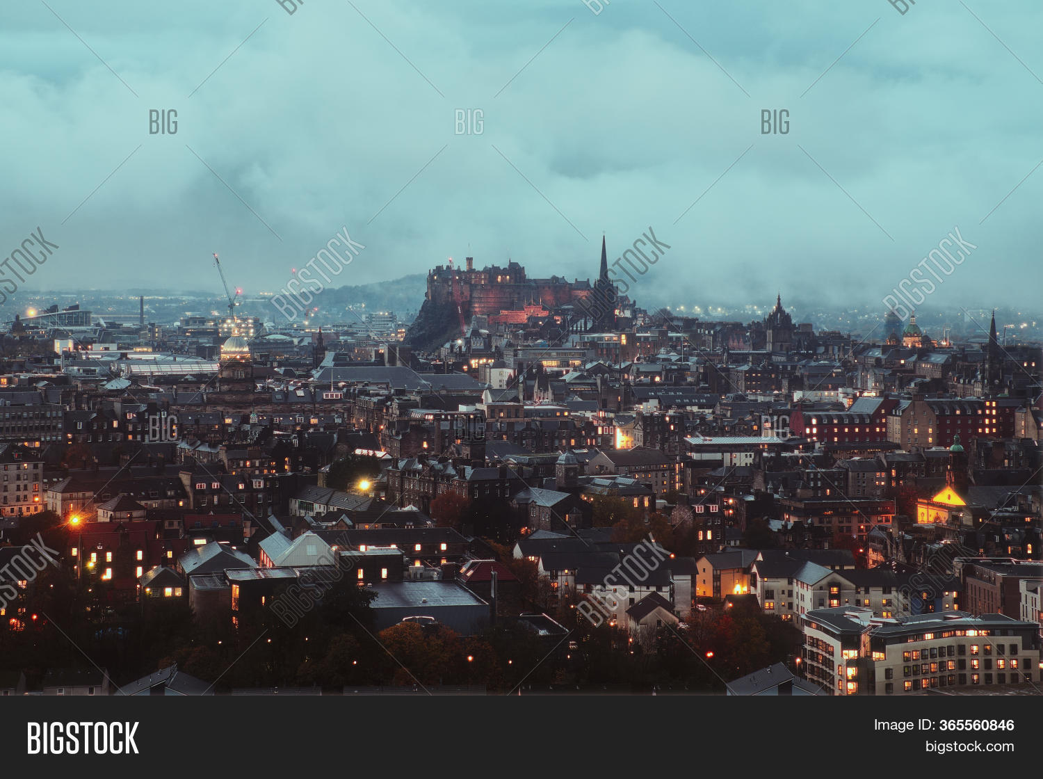 Top View Edinburgh Image & Photo (Free Trial) | Bigstock