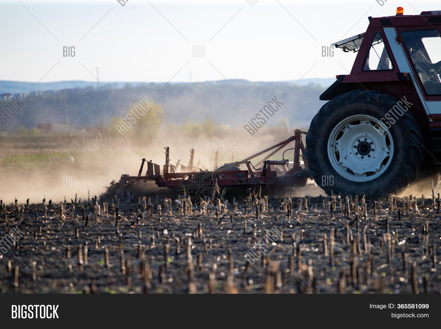 Tractor Plowing Farm Image & Photo (Free Trial) | Bigstock