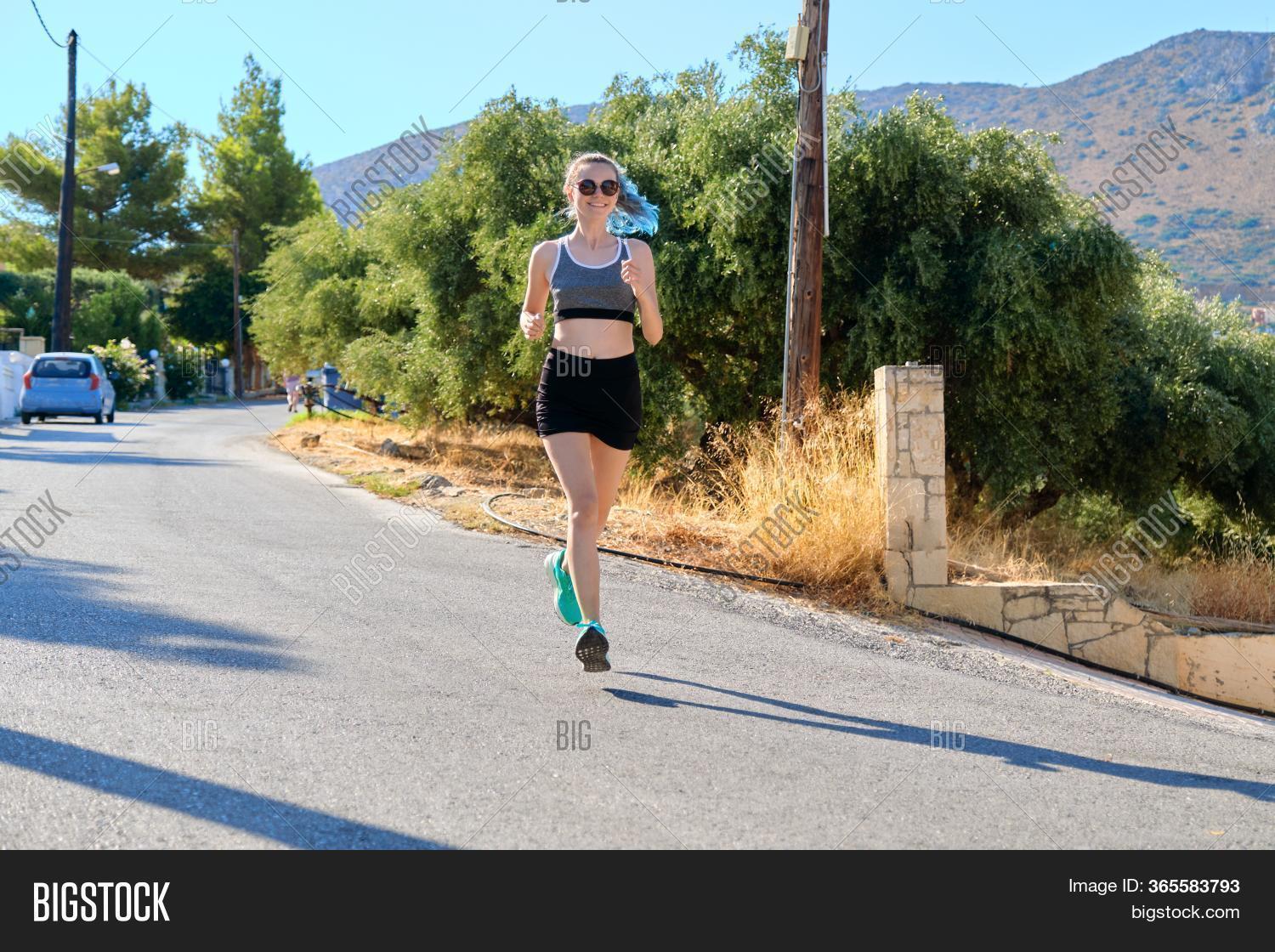Girl Teenager Runner, Image & Photo (Free Trial) | Bigstock