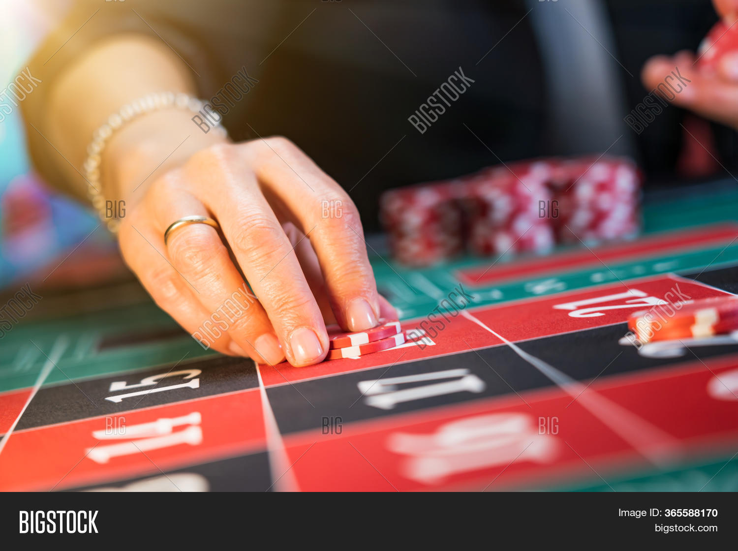 Woman Playing Roulette Image & Photo (Free Trial) | Bigstock