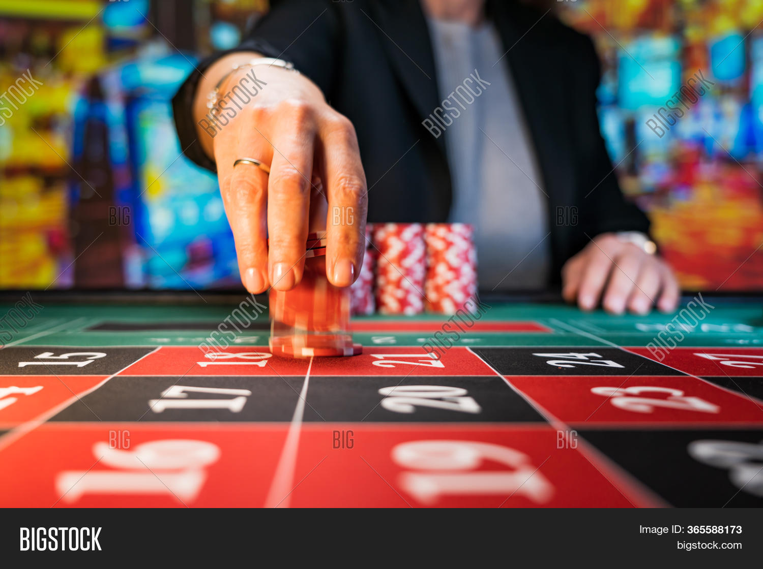 Woman Playing Roulette Image & Photo (Free Trial) | Bigstock