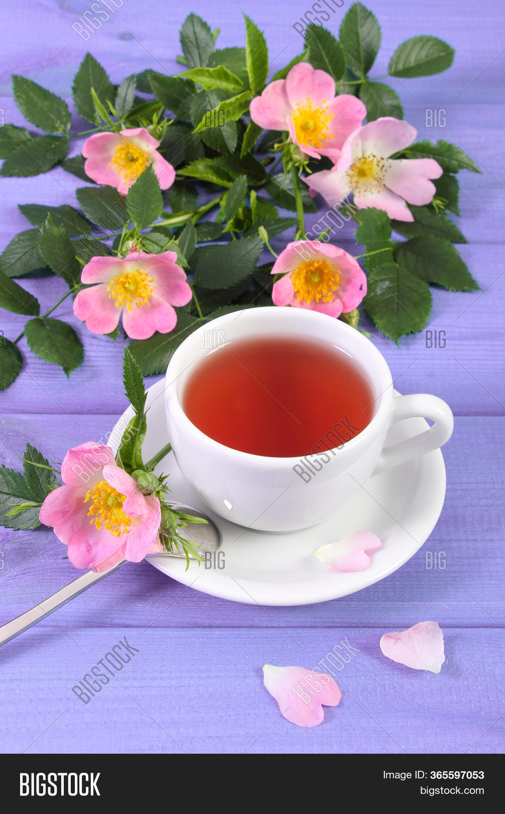 Cup Hot Tea Wild Rose Image & Photo (Free Trial) | Bigstock
