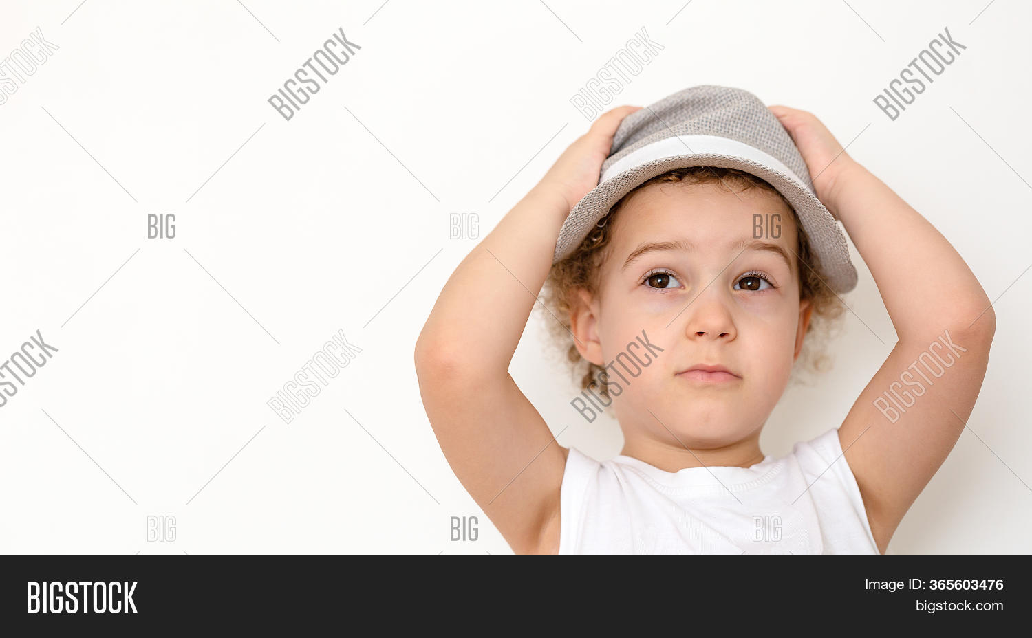 Happy Boy Straw Hat Image & Photo (Free Trial) | Bigstock