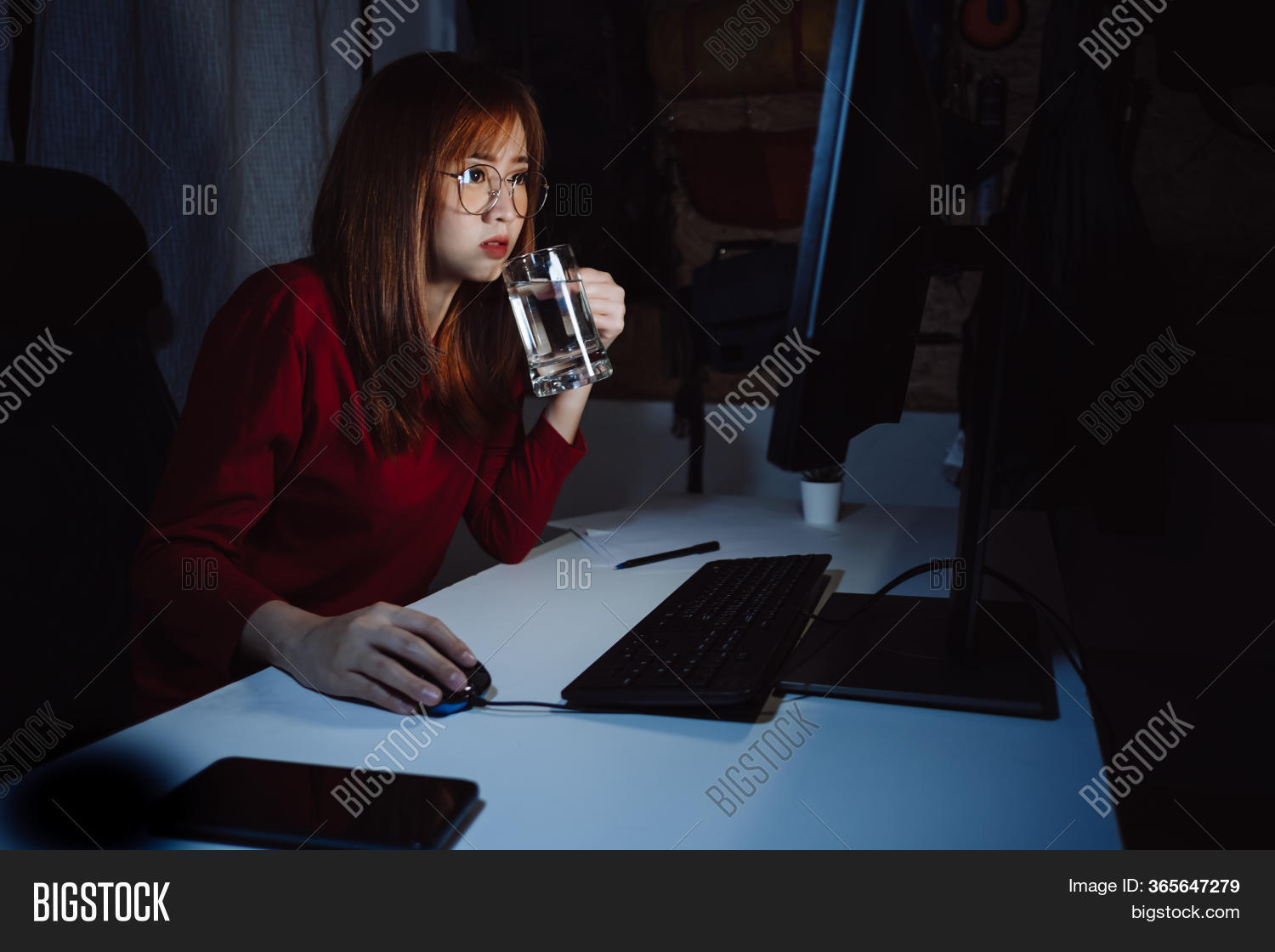 Korean Woman Working Image & Photo (Free Trial) | Bigstock