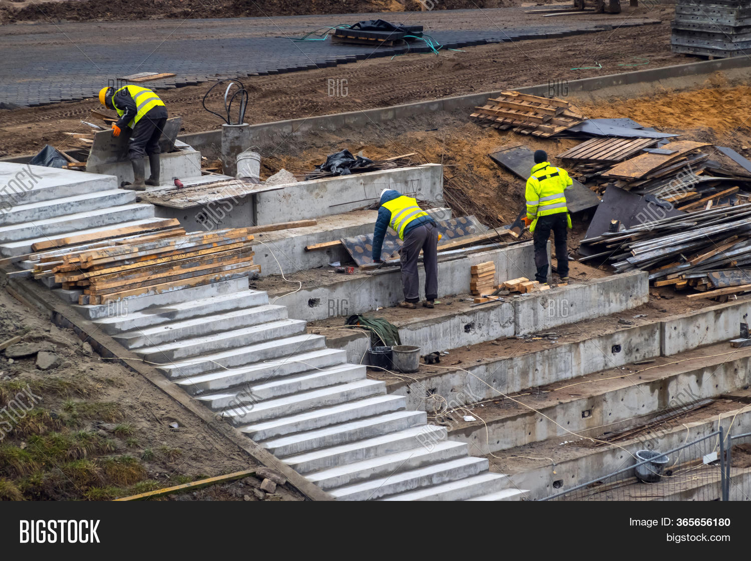 Builders Working On Image & Photo (Free Trial) | Bigstock