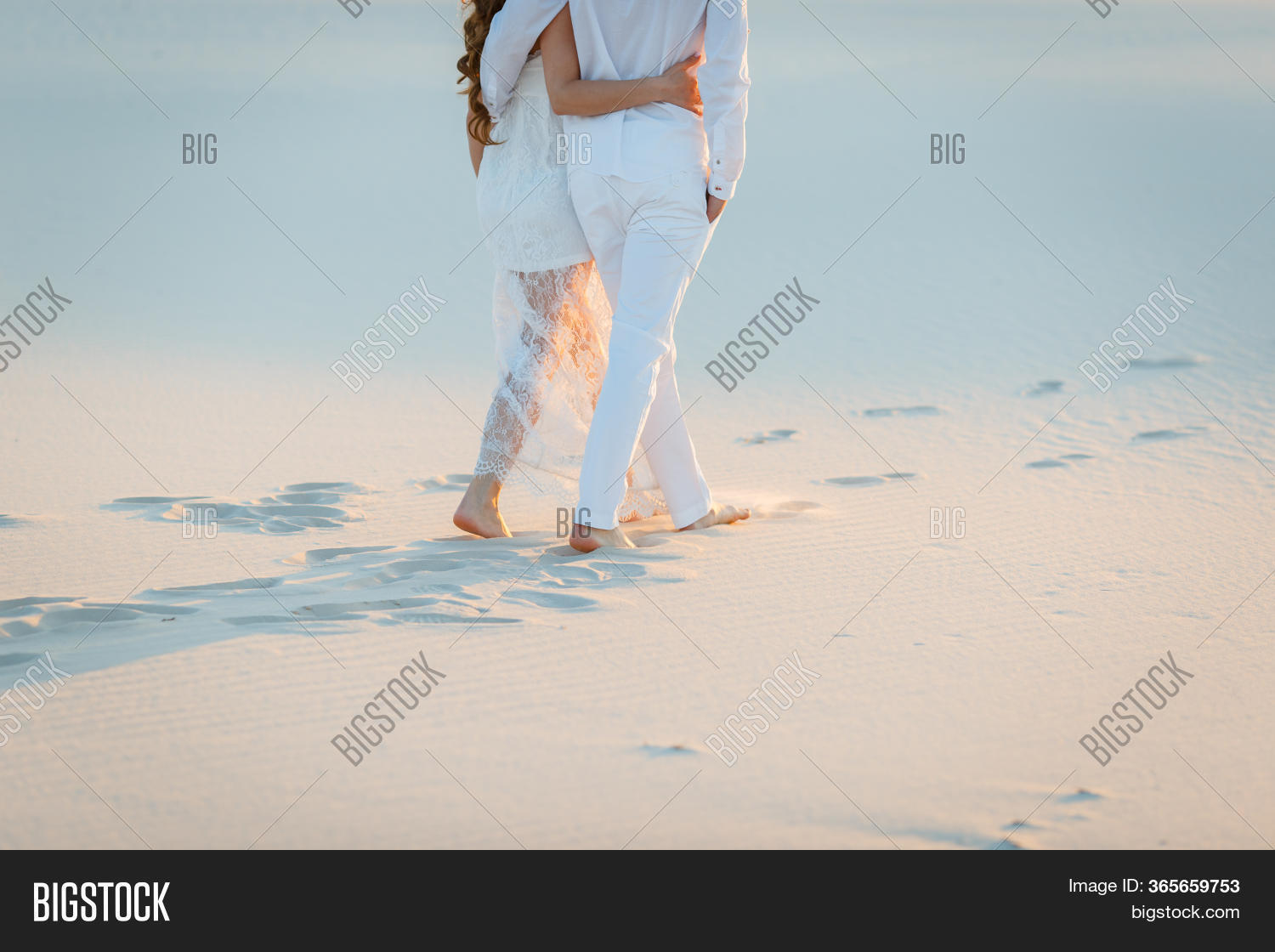 Lovers Walk Barefoot Image & Photo (Free Trial) | Bigstock