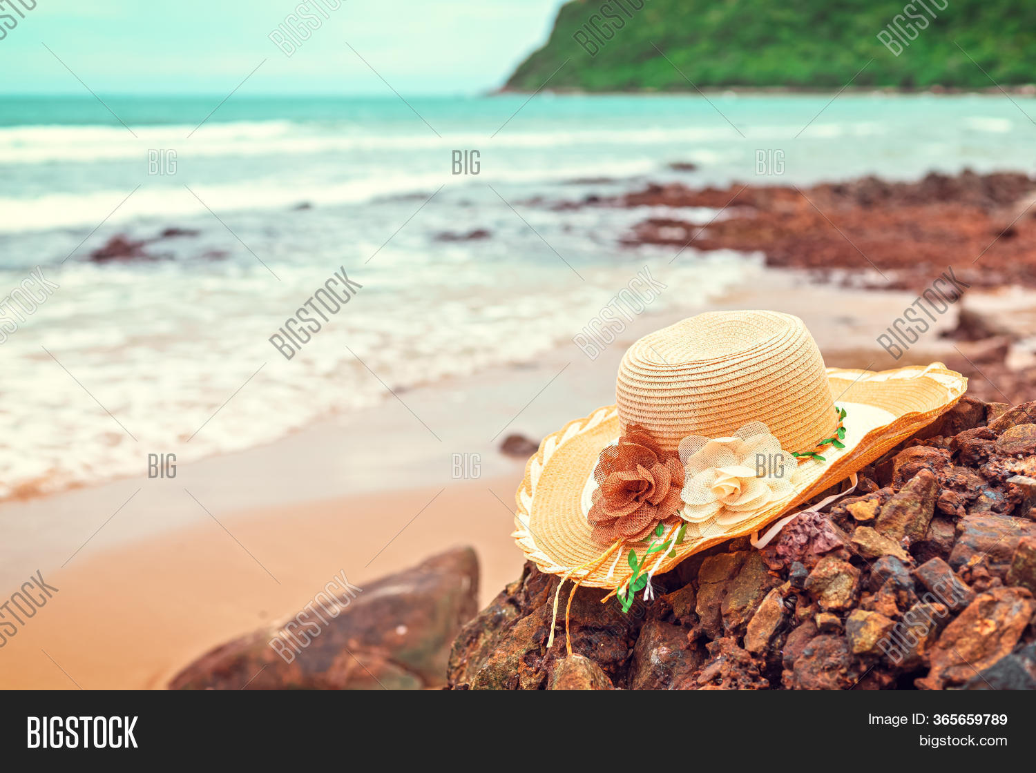 Vintage Hat On Stone Image & Photo (Free Trial) | Bigstock