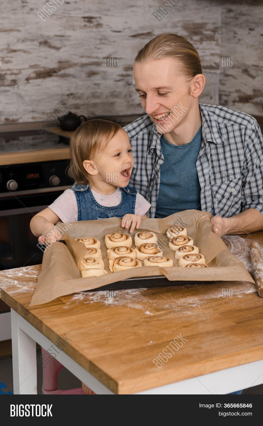 Father Child Cooking Image & Photo (Free Trial) | Bigstock