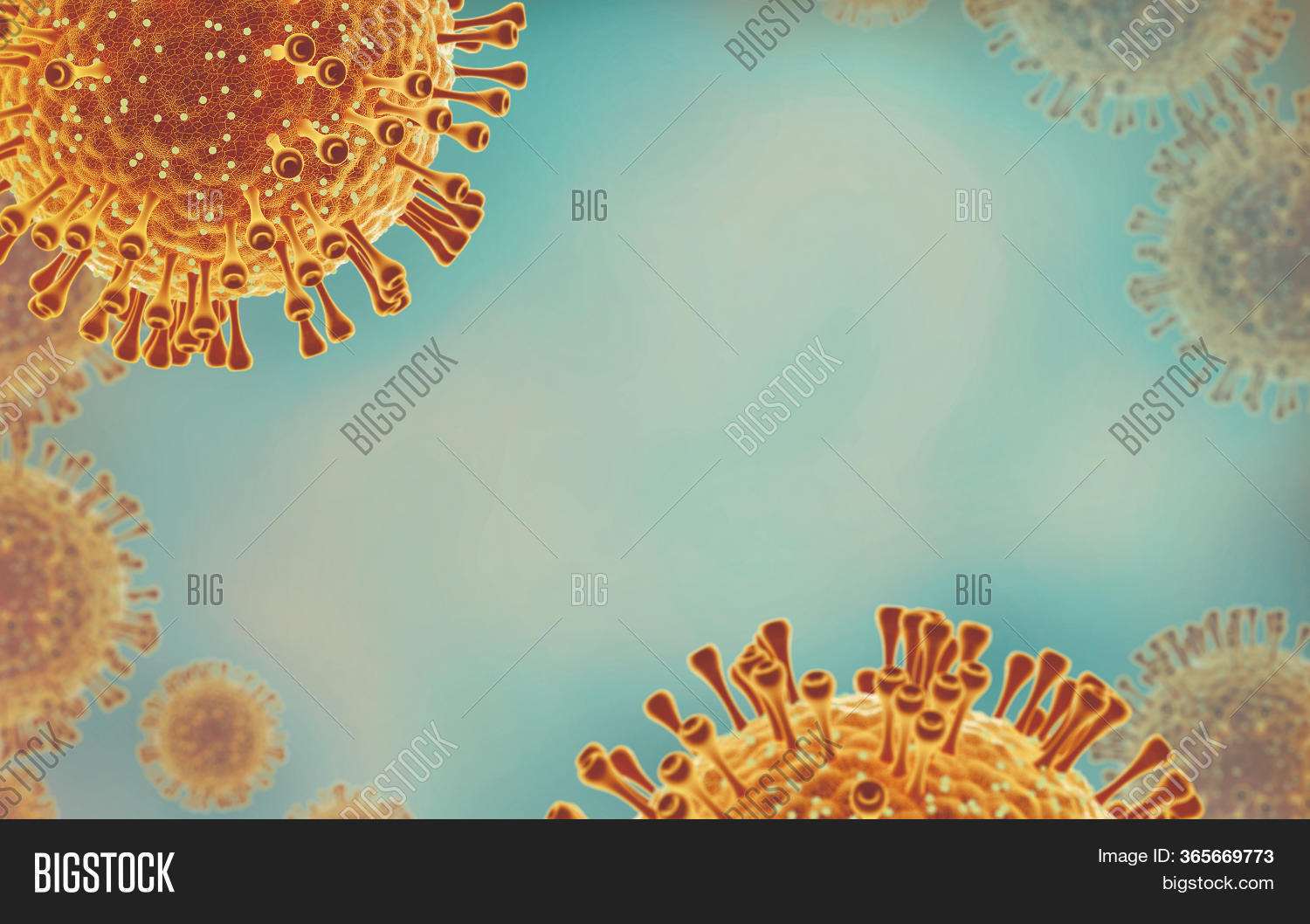 Close- Virus Cells Image & Photo (Free Trial) | Bigstock