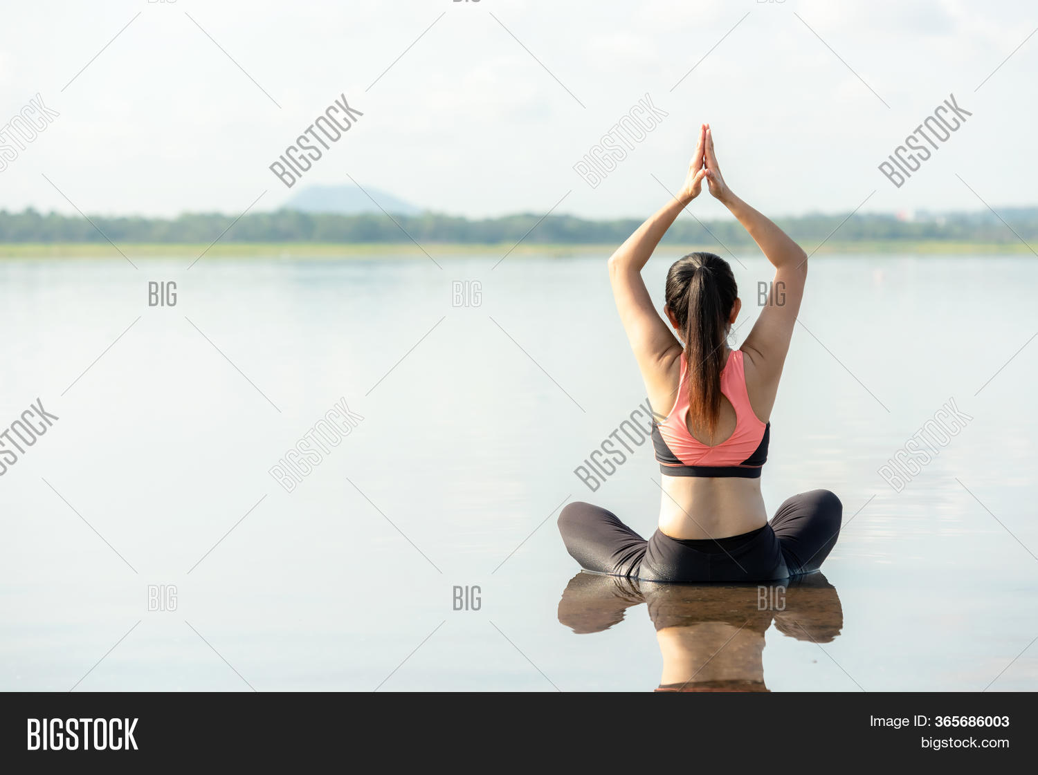 Yoga Woman Sitting Zen Image & Photo (Free Trial) | Bigstock