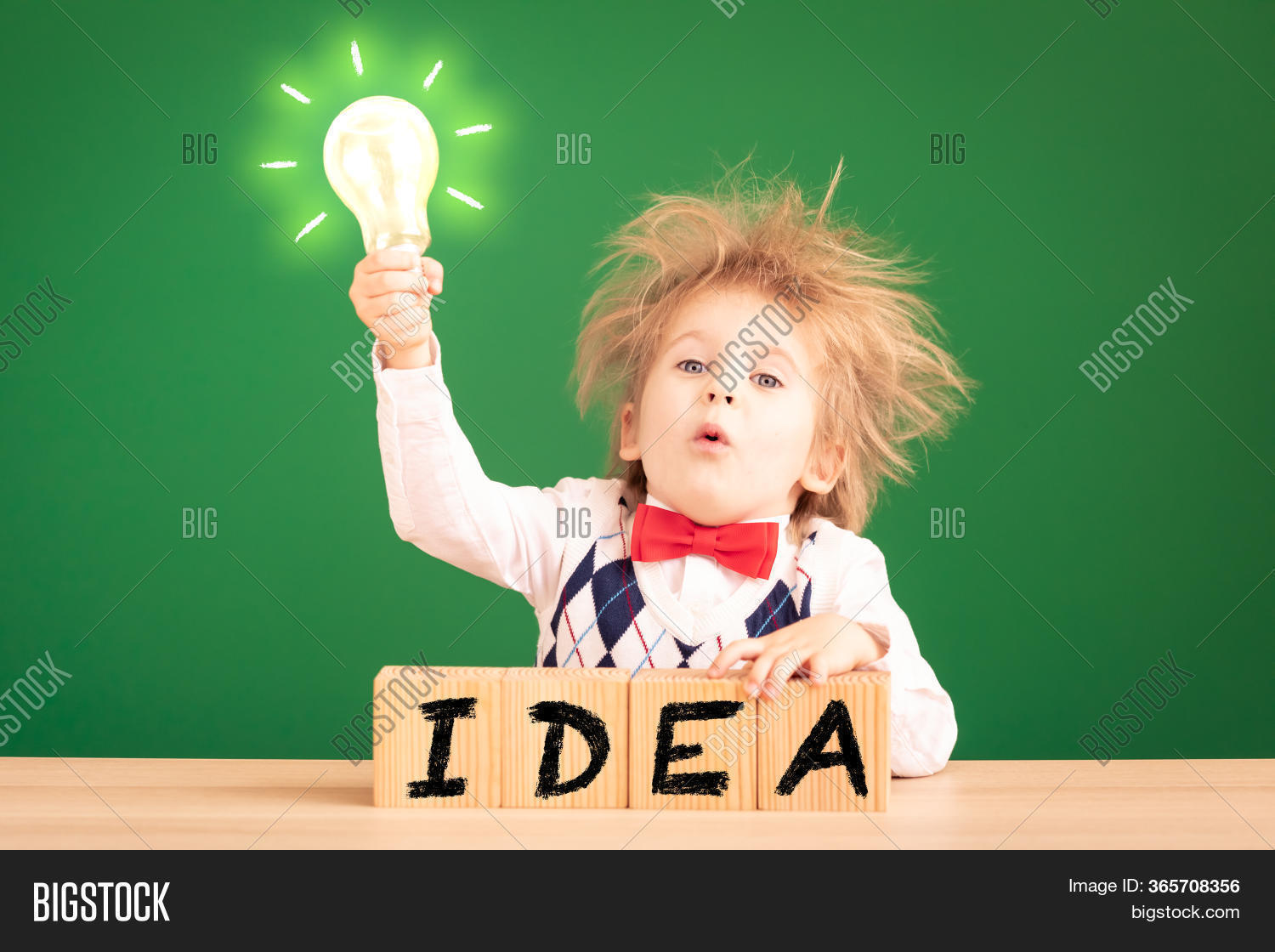 Bright Idea! Happy Image & Photo (Free Trial) | Bigstock