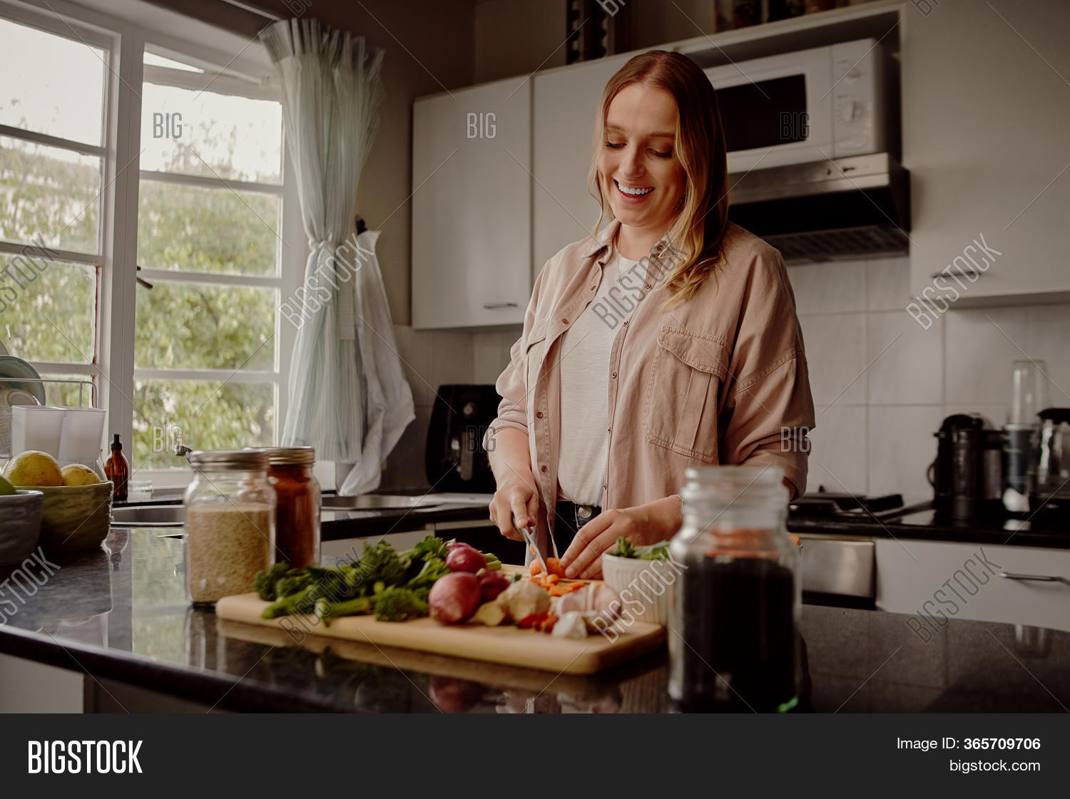 Woman Cooking Image & Photo (Free Trial) | Bigstock