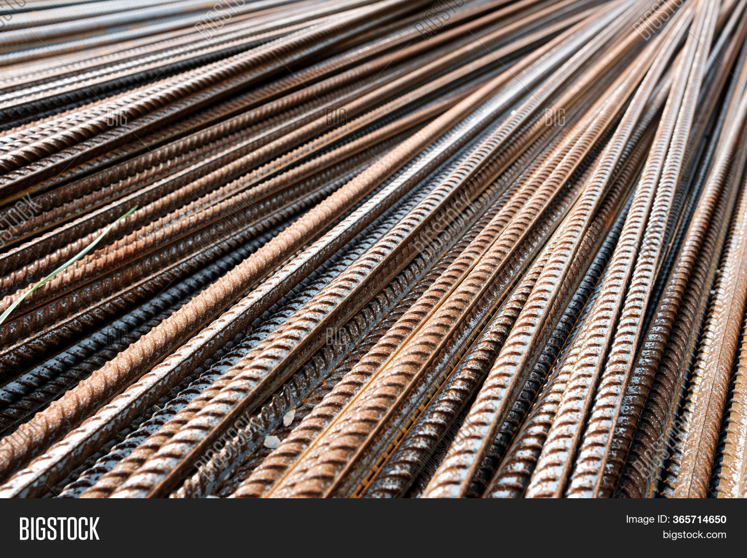 Rebar Stacked Storage Image & Photo (Free Trial) | Bigstock