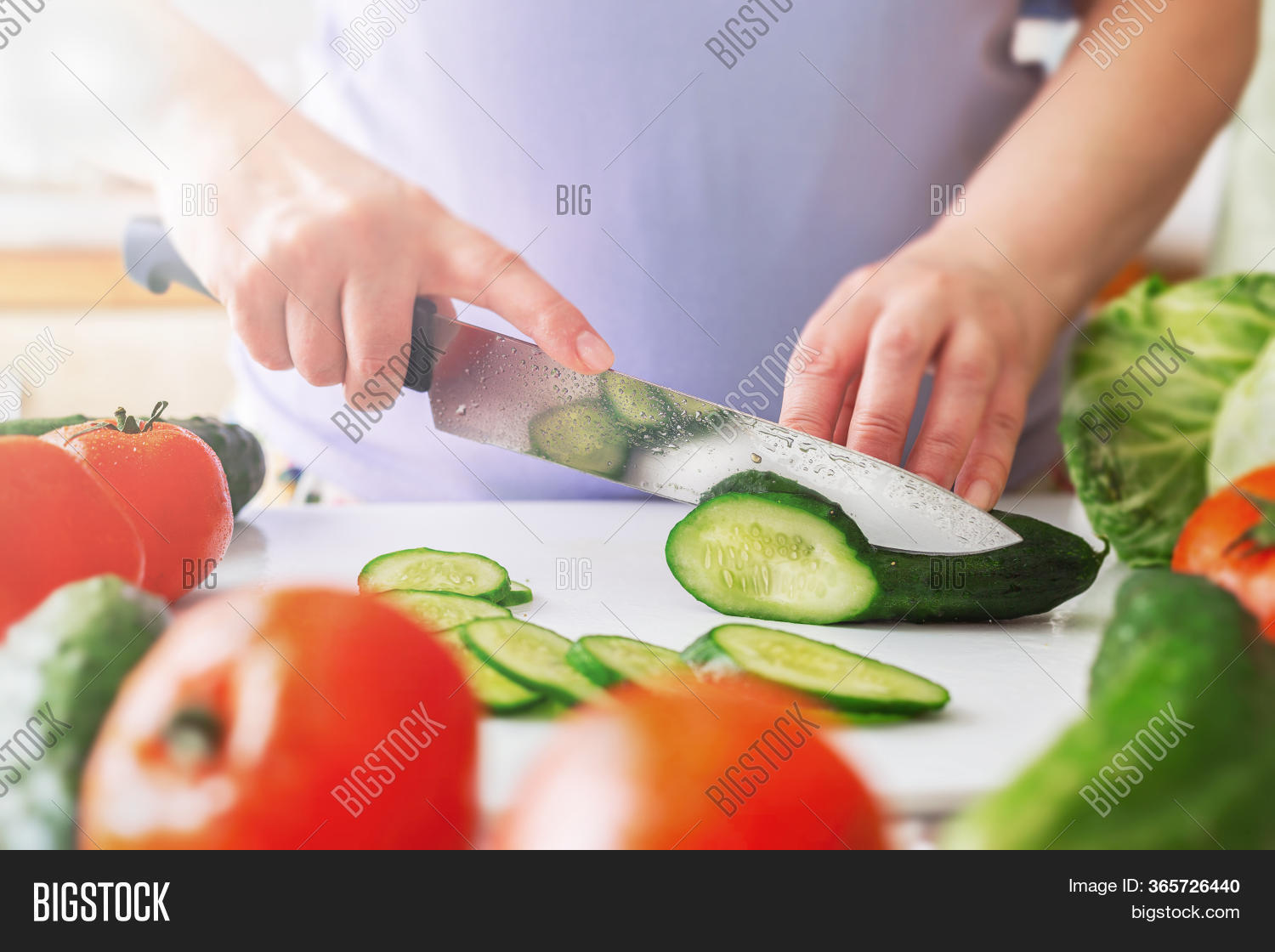Chef Slicing Image & Photo (Free Trial) | Bigstock