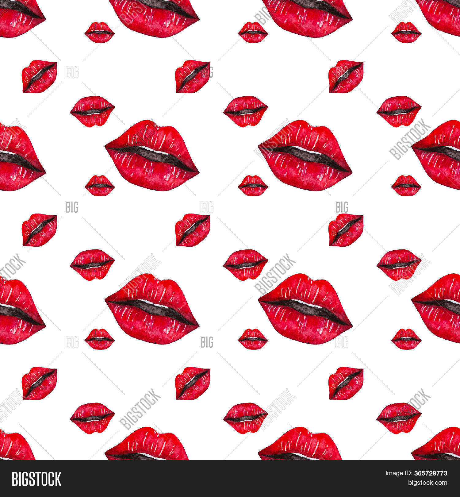 Seamless Pattern Red Image & Photo (Free Trial) | Bigstock