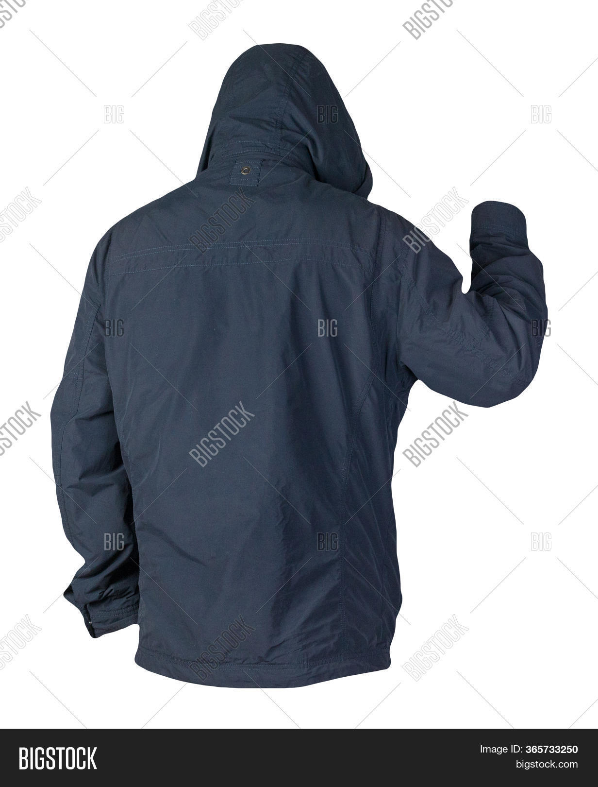 Mens Blue Jacket Hood Image & Photo (Free Trial) | Bigstock
