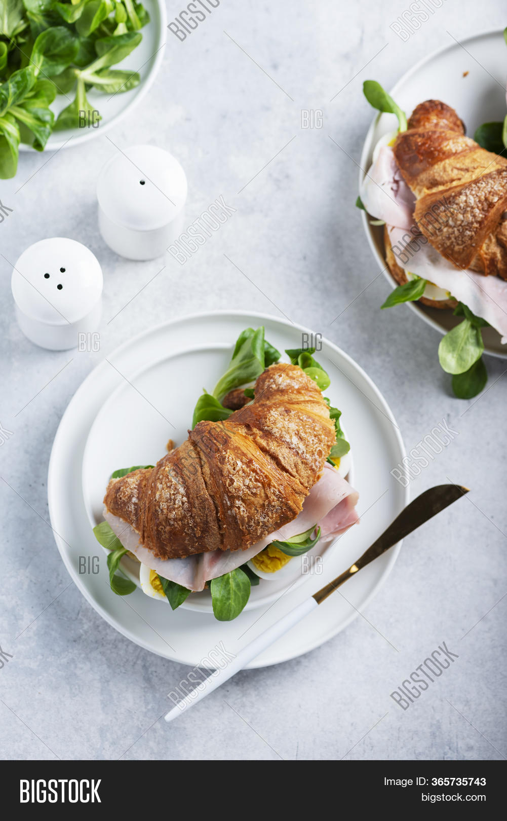 Fresh Croissant Green Image & Photo (Free Trial) | Bigstock