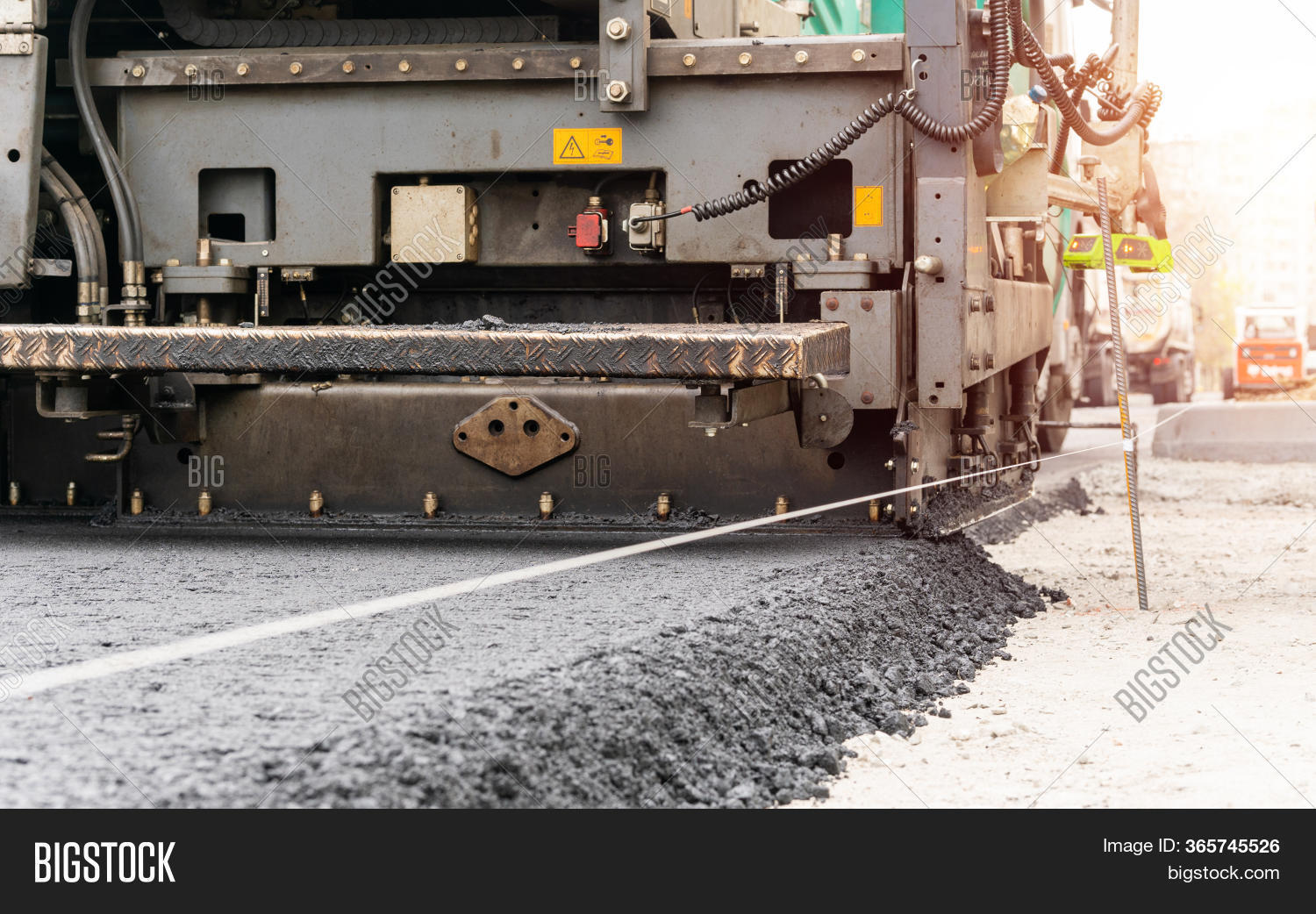 Paver Machine Laying Image & Photo (Free Trial) | Bigstock