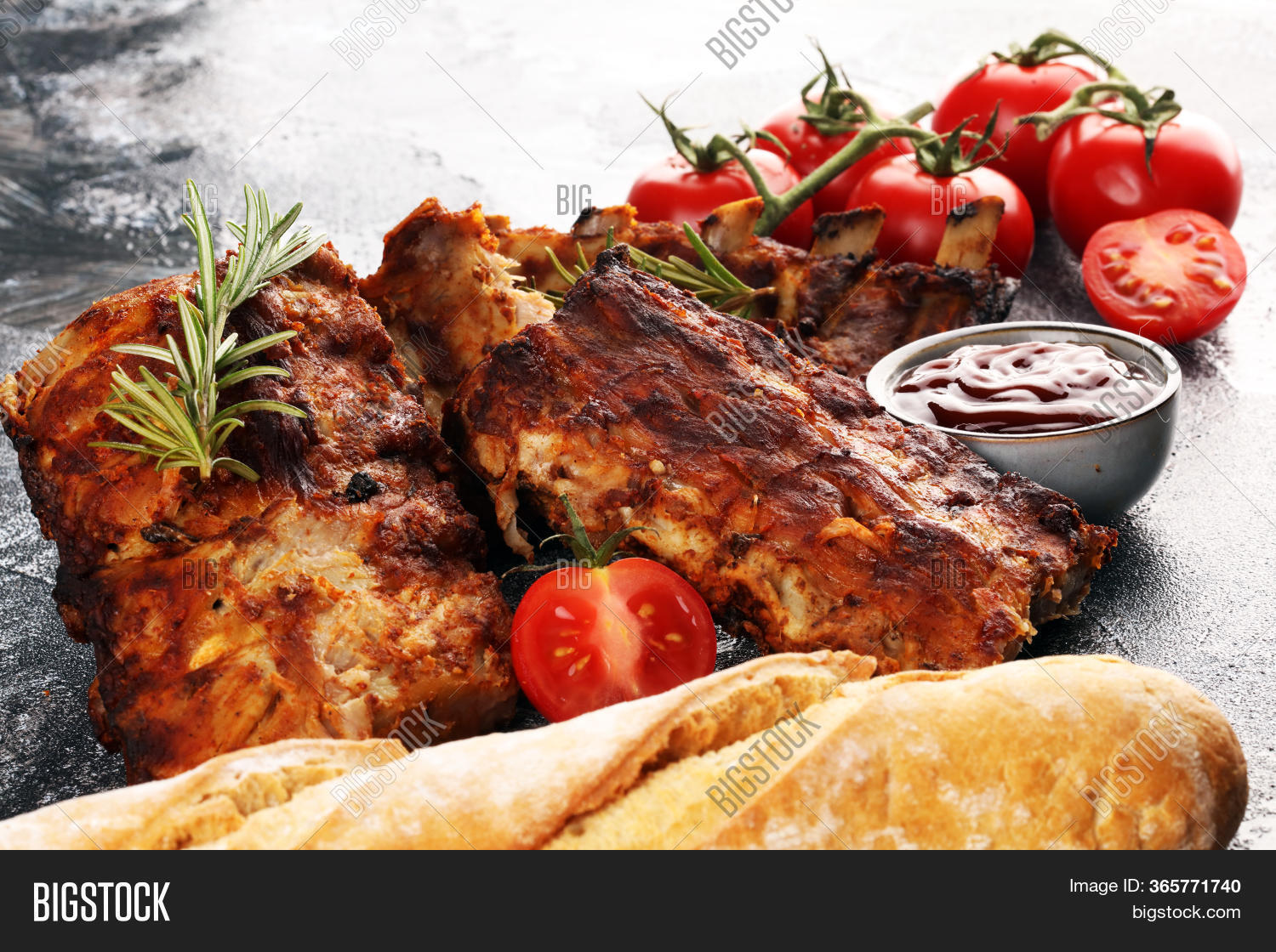 Grilled Spare Ribs Image & Photo (Free Trial) | Bigstock