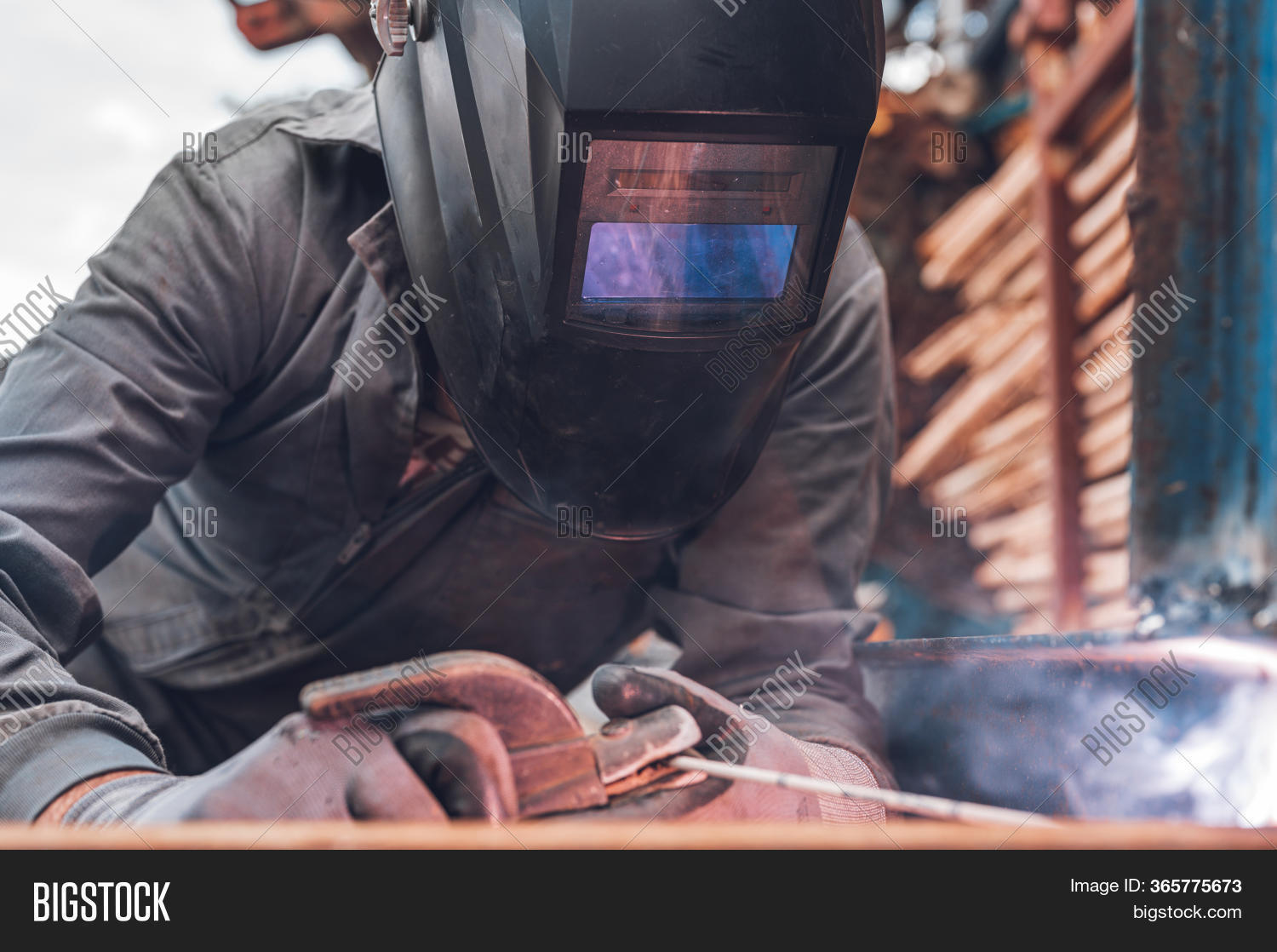 Welding Work, Man Image & Photo (Free Trial) | Bigstock