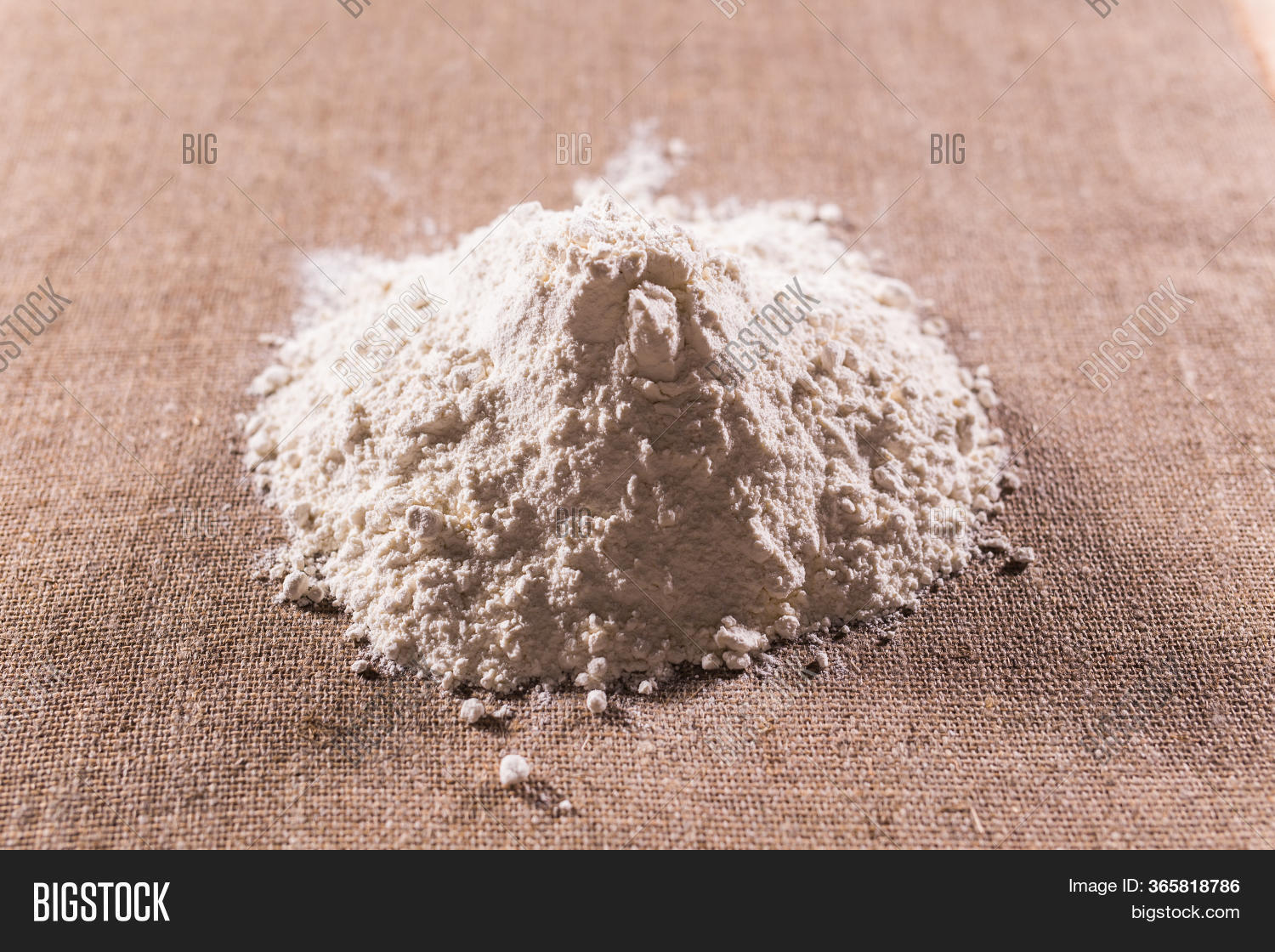 Heap Dry Flour On Image & Photo (Free Trial) | Bigstock