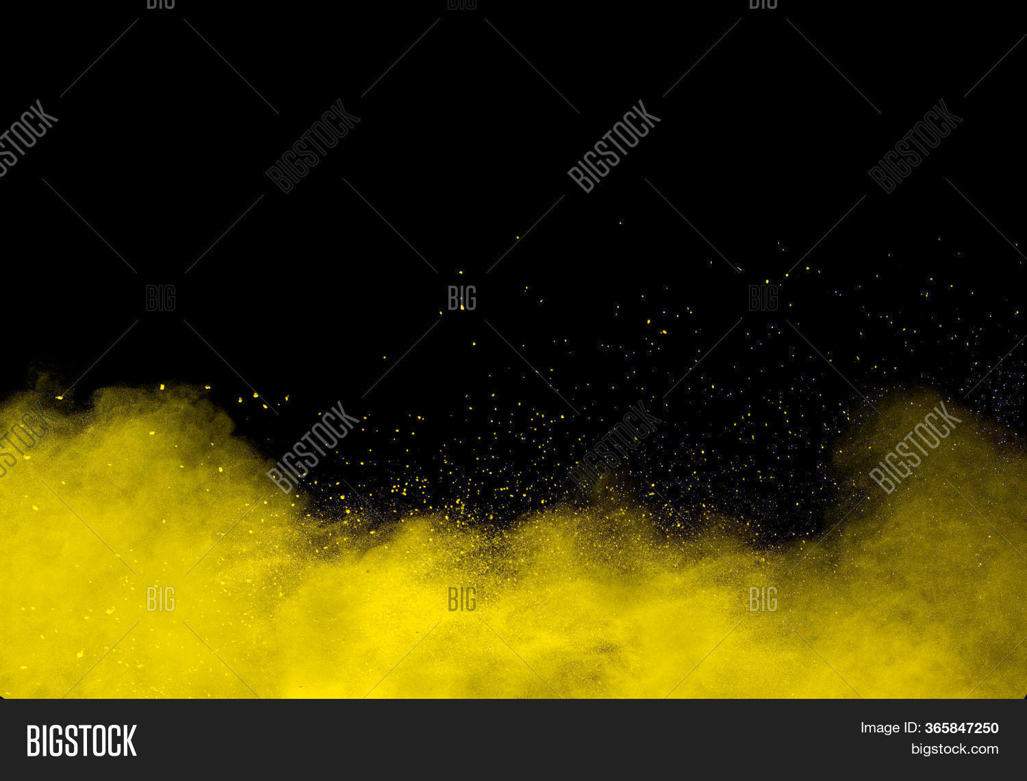 Yellow Color Powder Image & Photo (Free Trial) | Bigstock