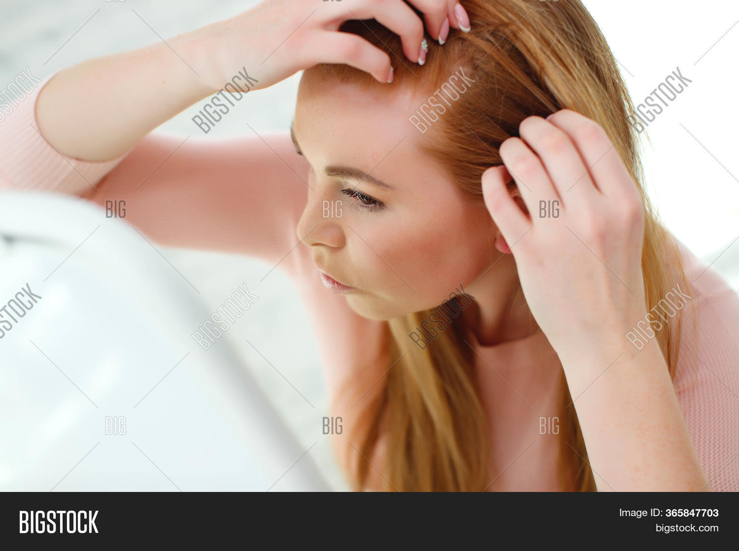 Hair Problem. Woman Image & Photo (Free Trial) | Bigstock