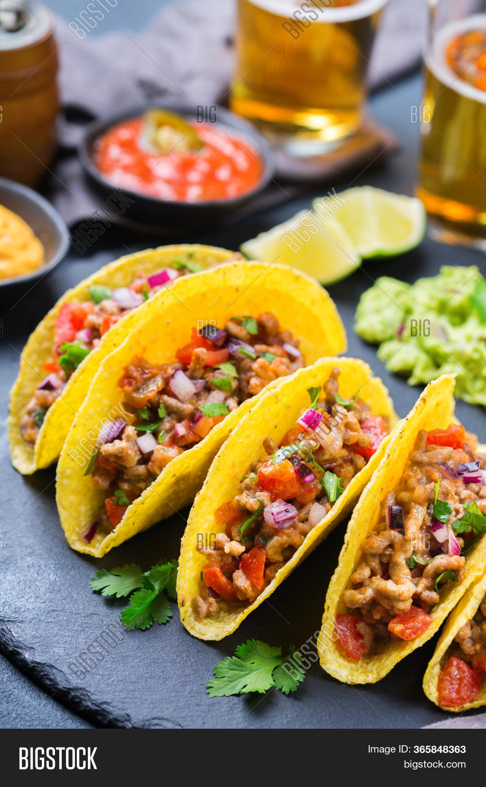 Taco Shell Nachos Beef Image & Photo (Free Trial) | Bigstock