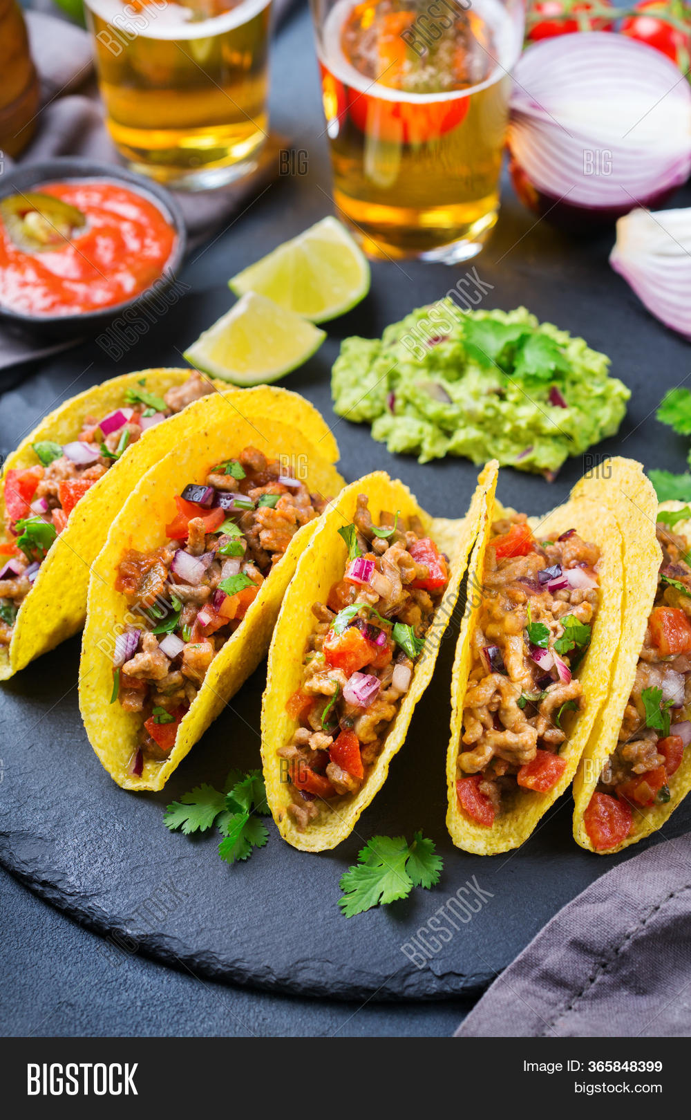 Taco Shell Nachos Beef Image & Photo (Free Trial) | Bigstock