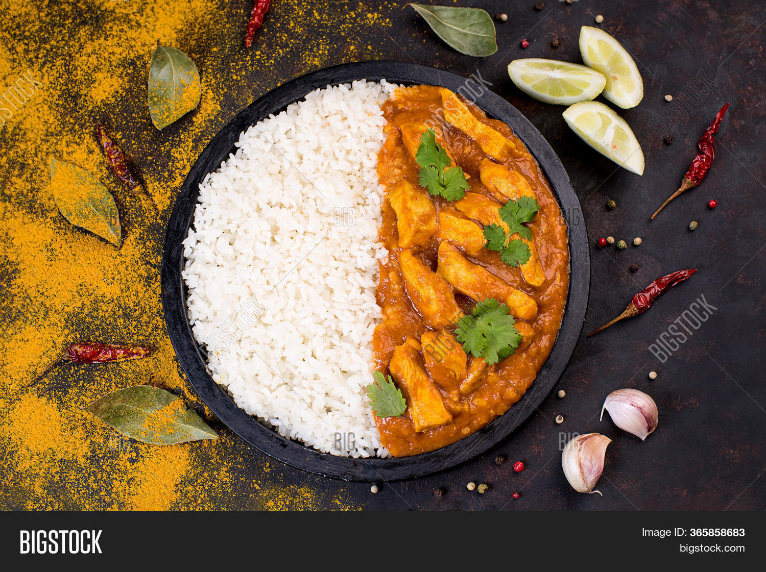 White Rice Chicken Image & Photo (Free Trial) | Bigstock