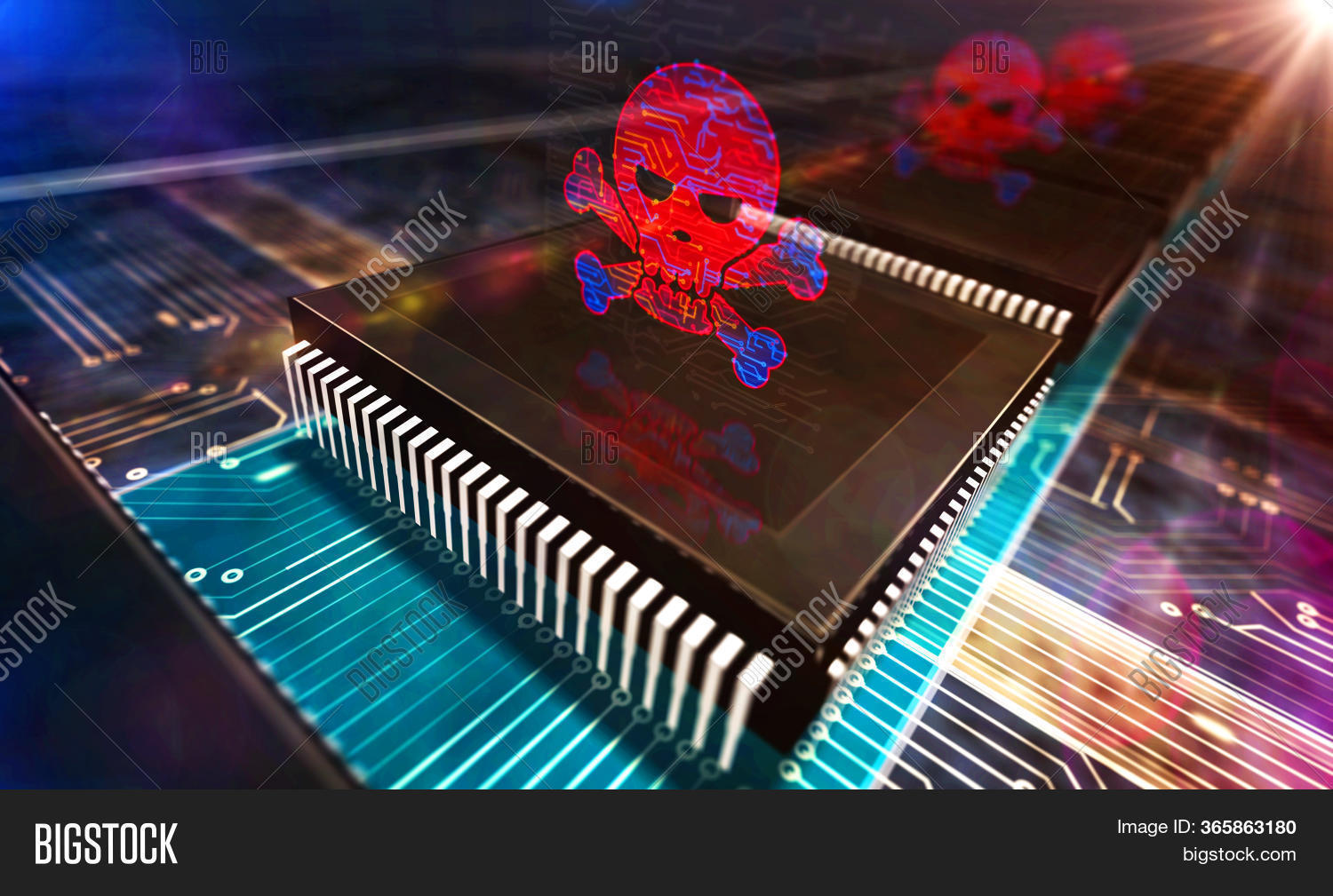 Cyber Crime Skull Icon Image & Photo (Free Trial) | Bigstock