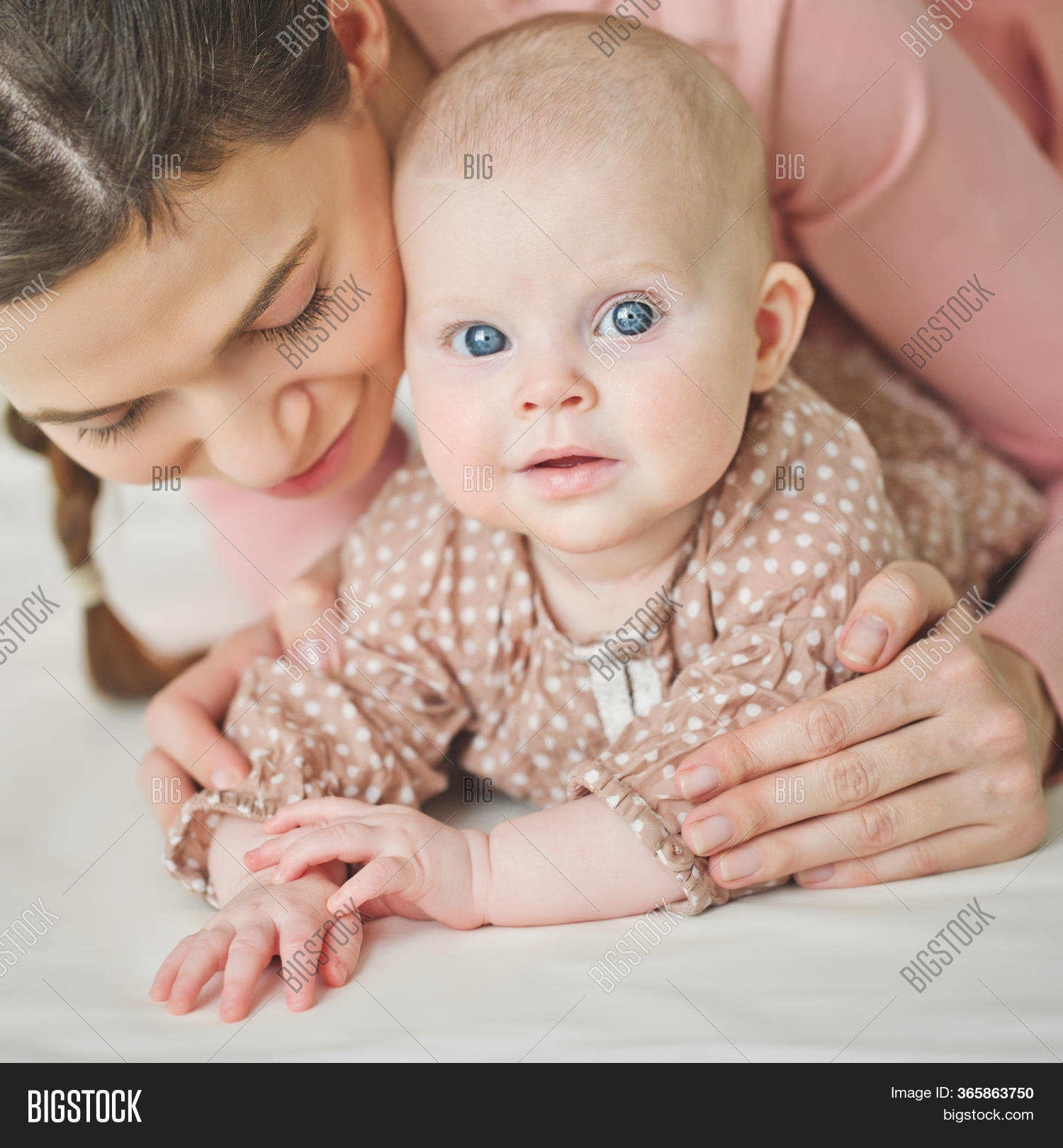 Woman Baby On White Image & Photo (Free Trial) | Bigstock